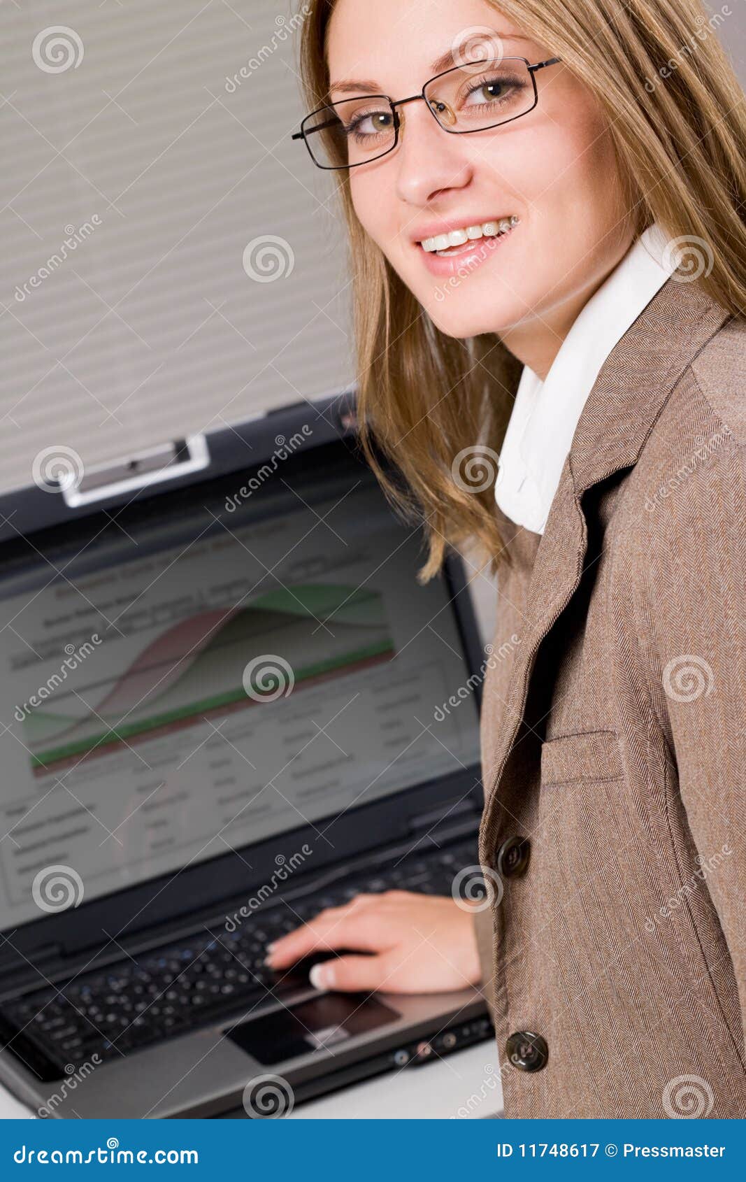 Successful secretary stock image. Image of lifestyle - 11748617