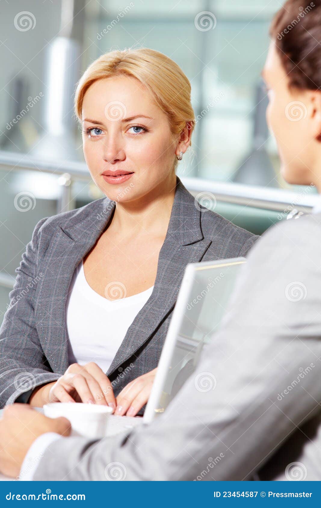 Successful secretary stock image. Image of attractive - 23454587