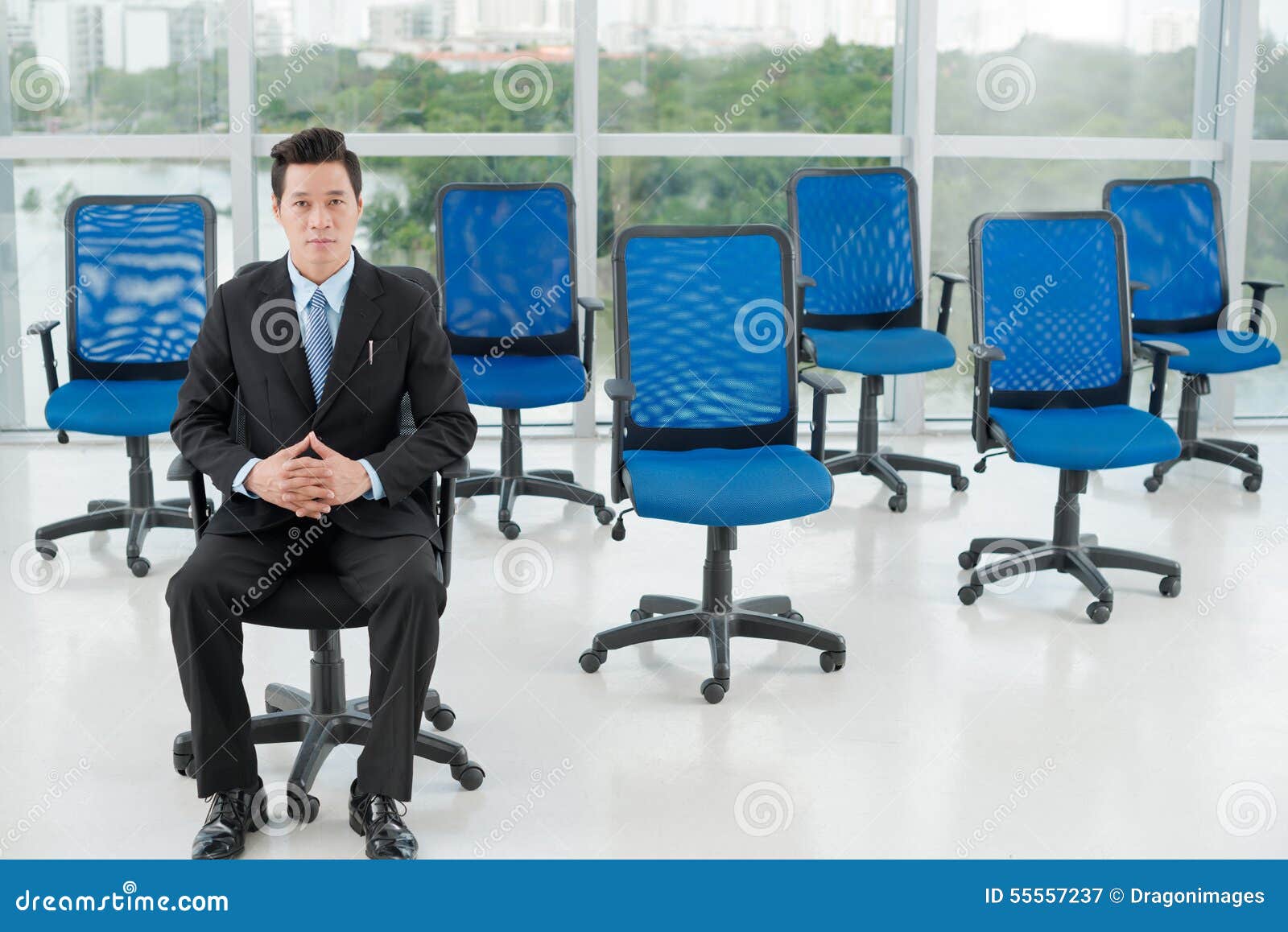 Successful serious manager stock image. Image of entrepreneur - 55557237