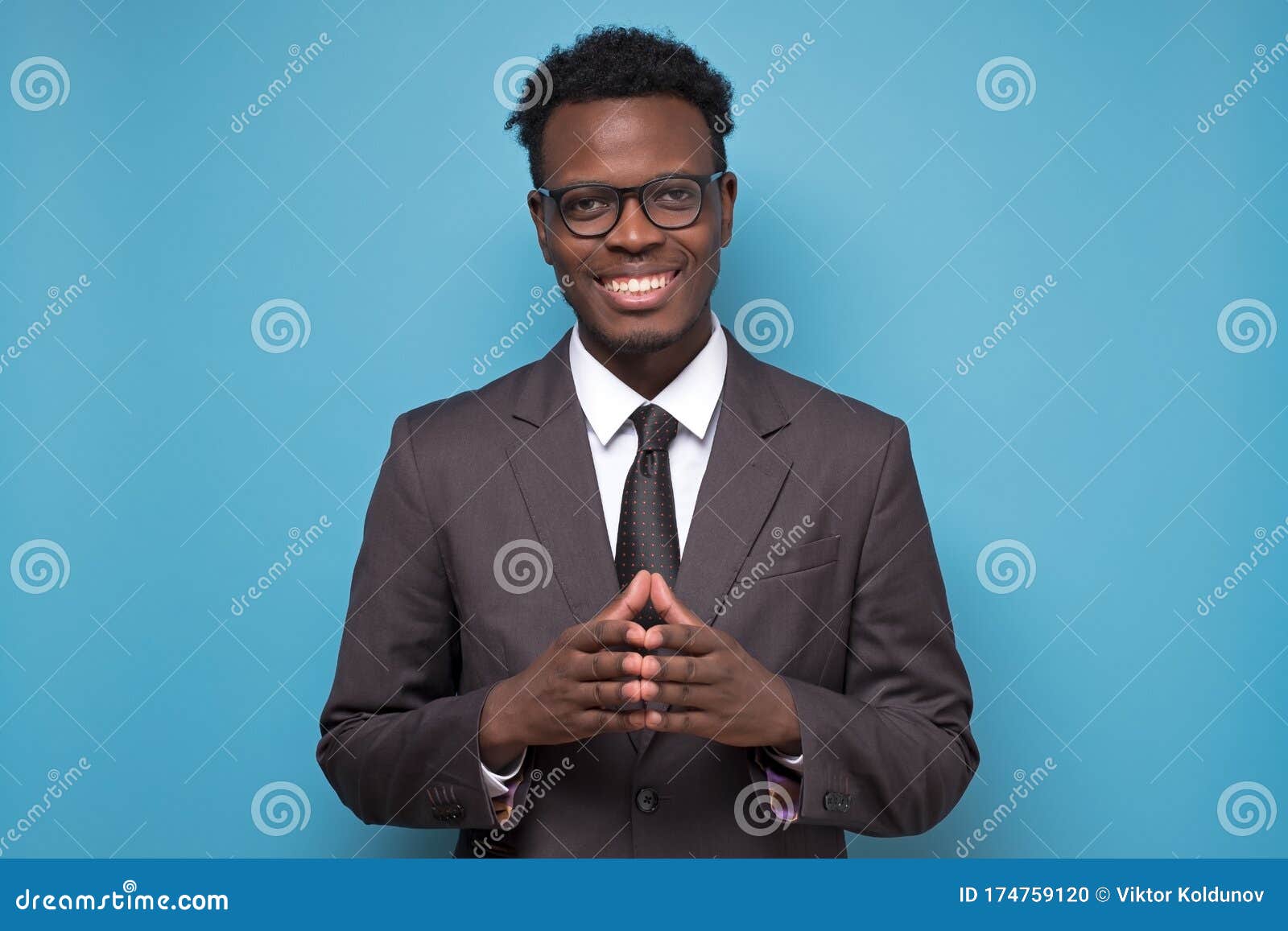 Successful Smiling Cheerful African American Businessman Executive ... Successful Smiling Cheerful African American Businessman Executive ...