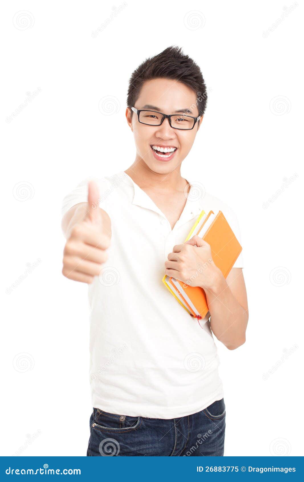 Successful student stock image. Image of adult, excitement - 26883775
