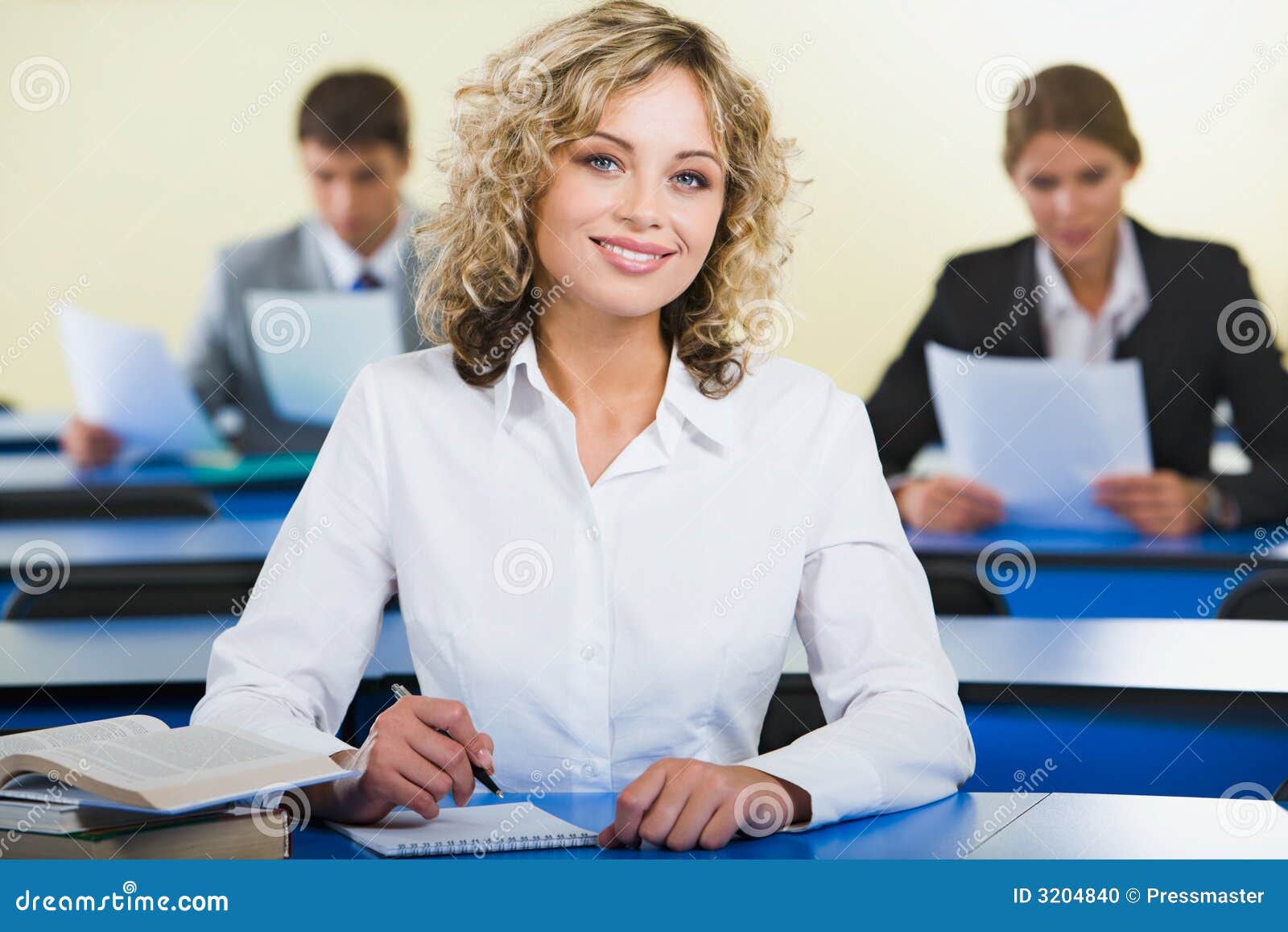 Successful student stock photo. Image of career, female - 3204840