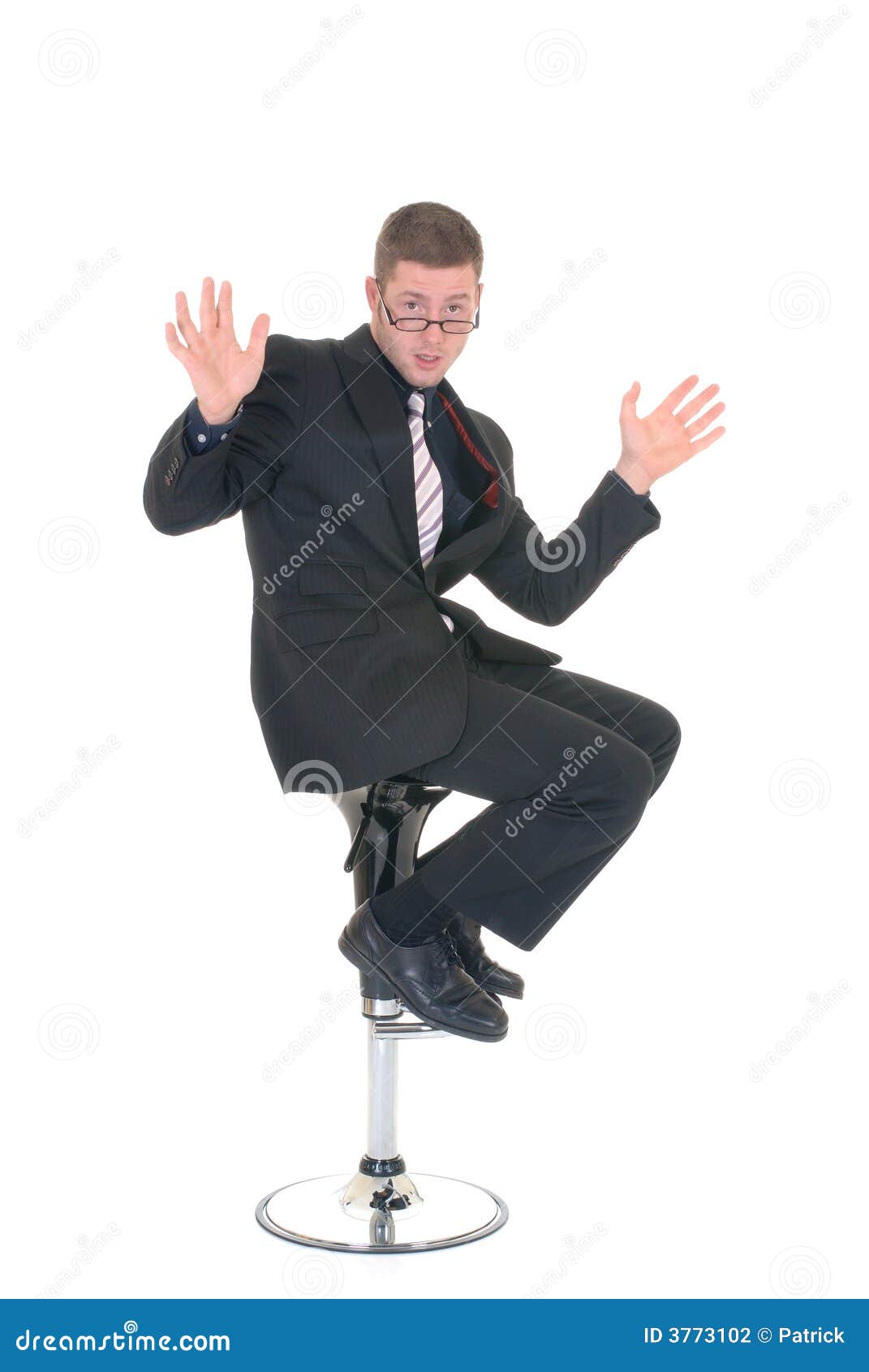 Successful Surprised Businessman Stock Photo - Image of okay, boss: 3773102