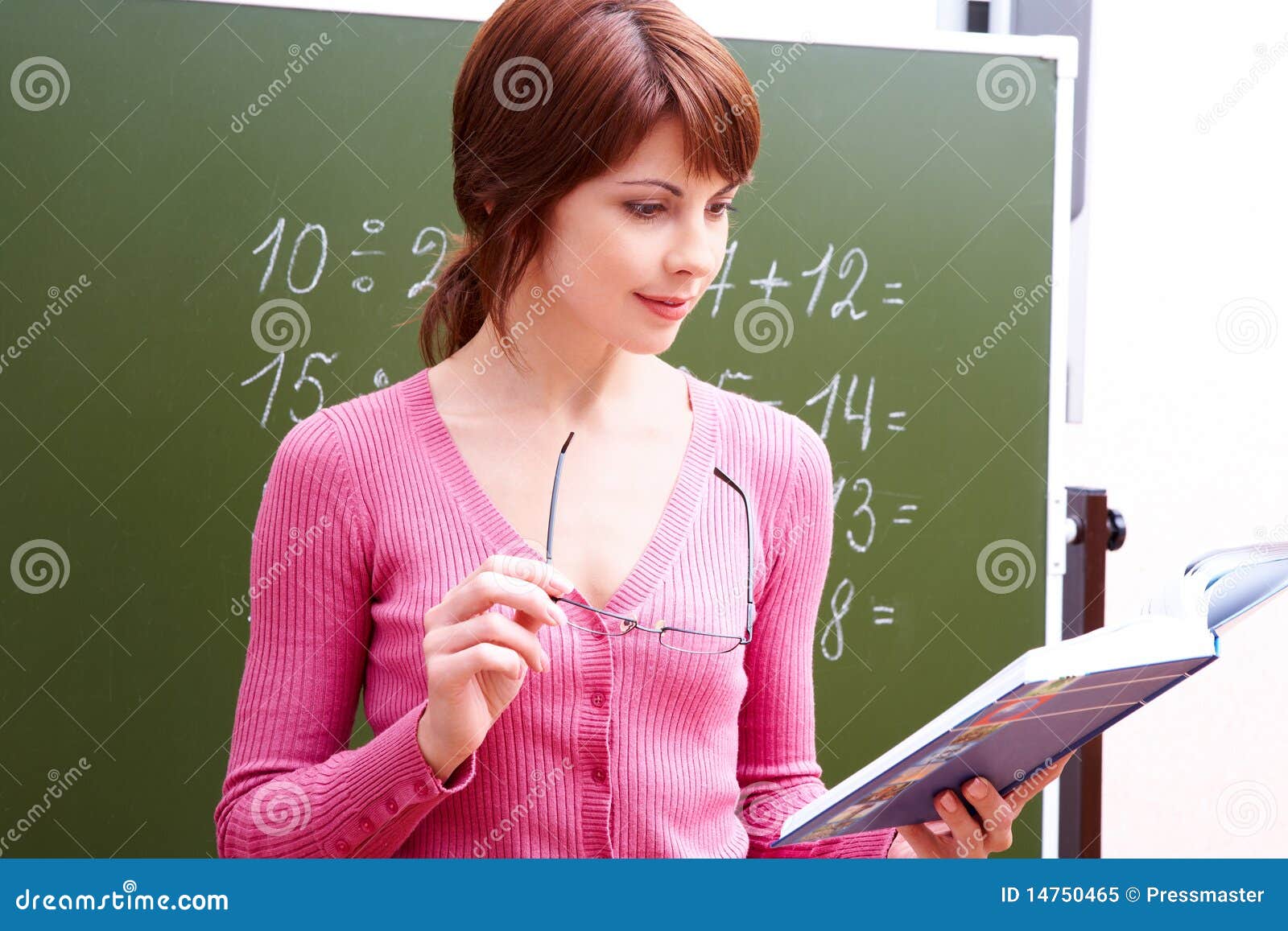 Successful Teacher Stock Image Image Of Intelligent 14750465