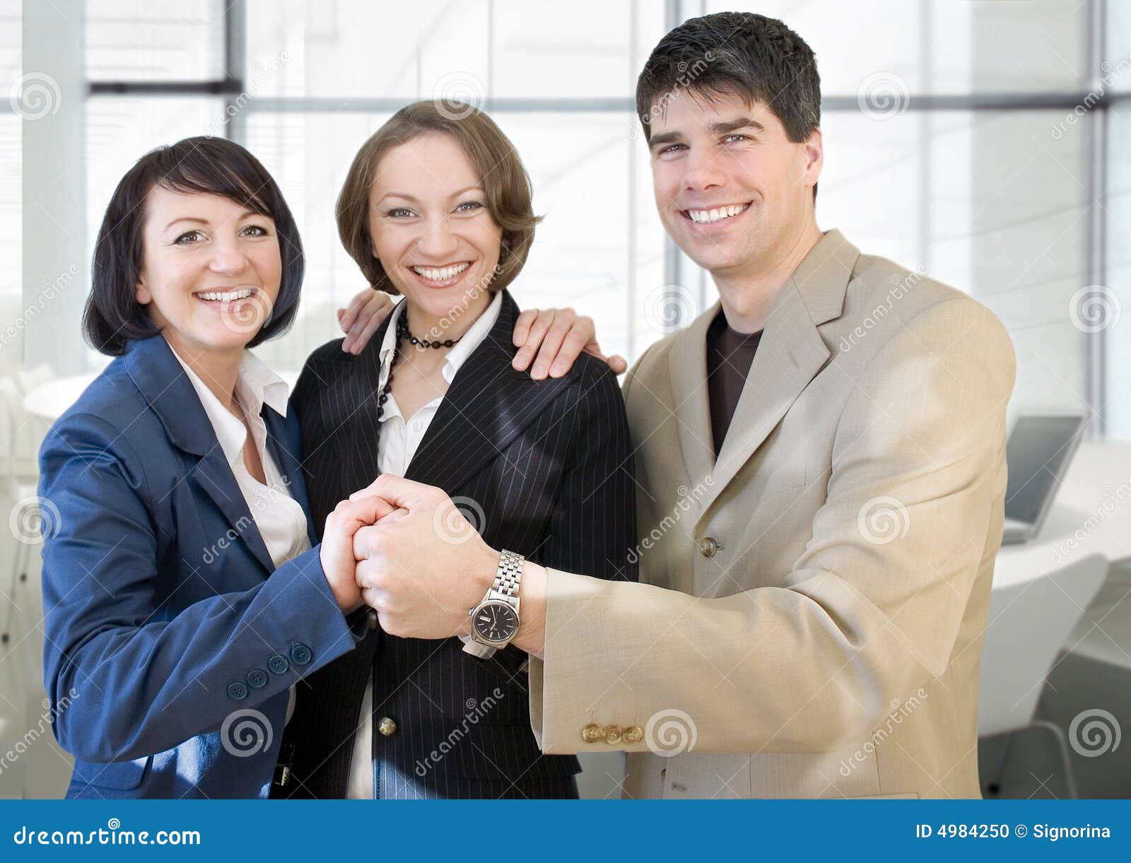 Successful team 2 stock photo. Image of colleagues, luck - 4984250