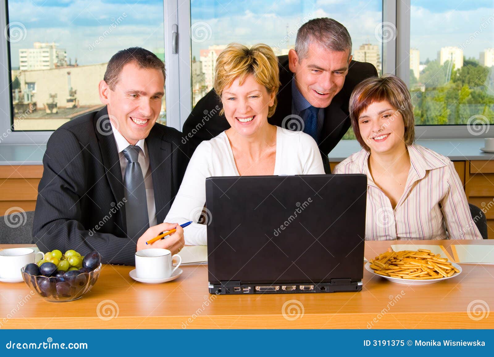 Successful Team stock image. Image of outline, partnership - 3191375