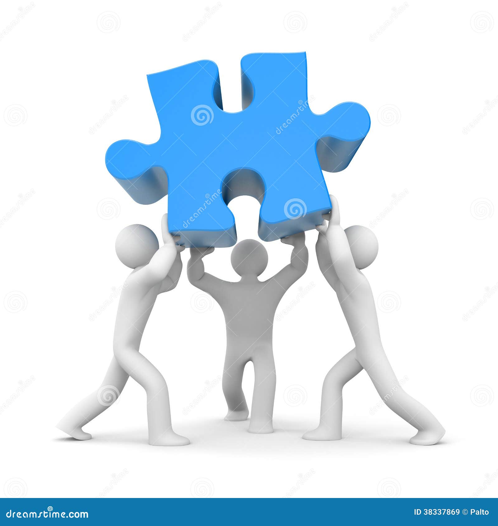 Successful team metaphor stock illustration. Illustration of ...