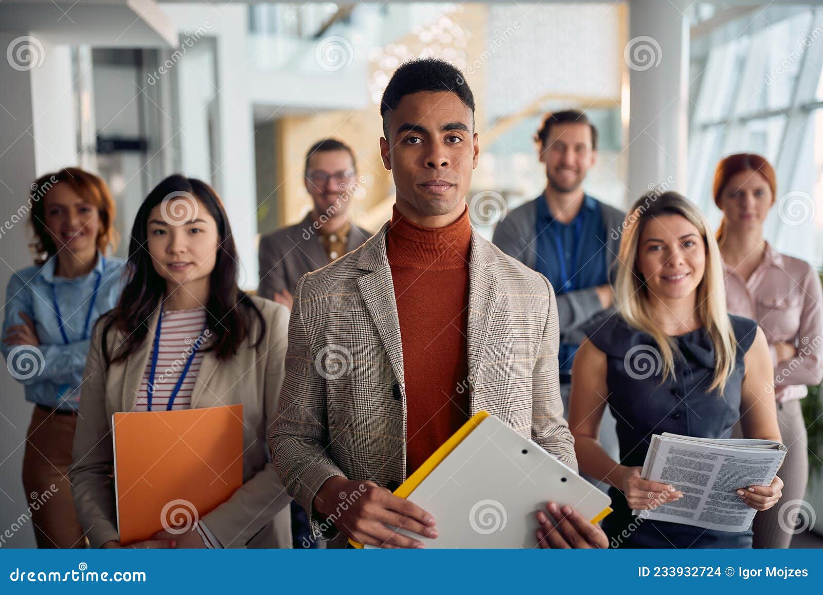 Successful Team of Perspective Businesspeople Stock Photo - Image of ...