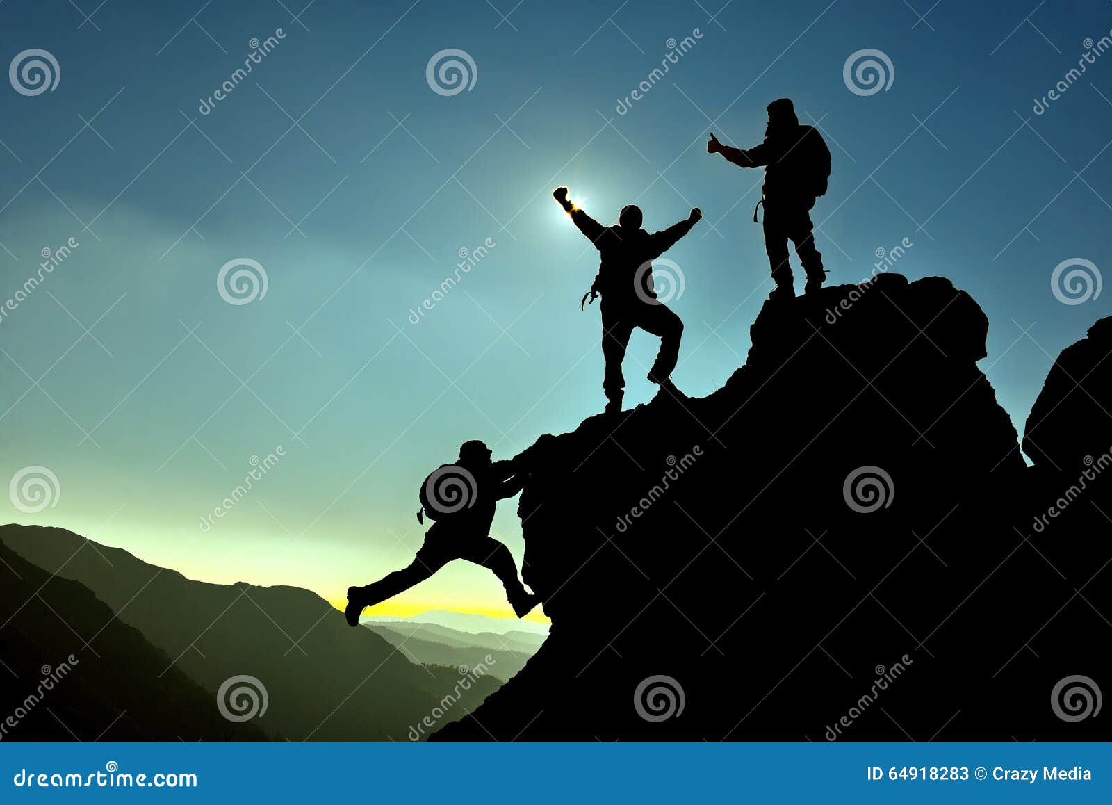 Successful Team Silhouette Royalty-Free Stock Photography ...