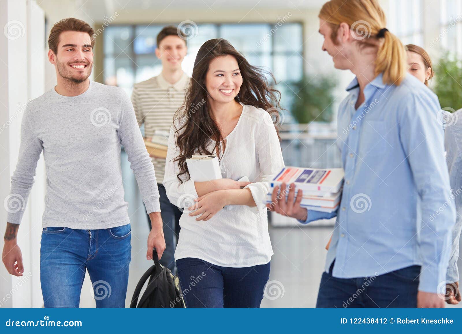 Successful Team of University Students Stock Photo - Image of student ...