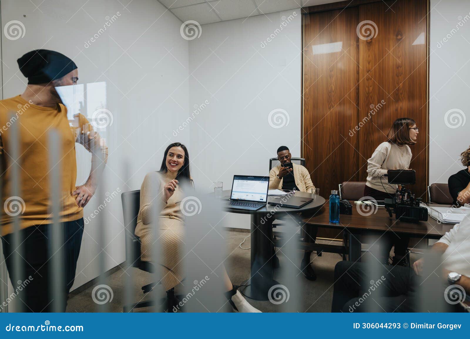 Successful Teamwork Discussing Project Details in a Multi-generational ...