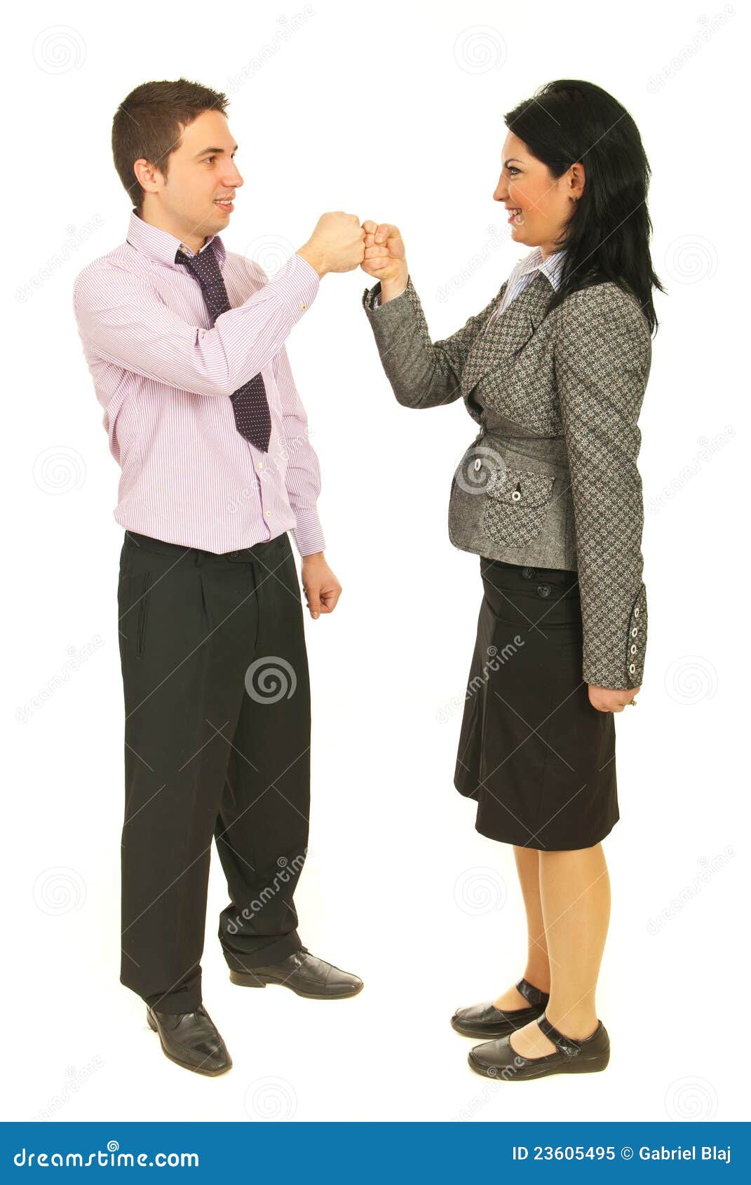 Successful Teamwork Fist in Fist Stock Image - Image of executive, deal ...