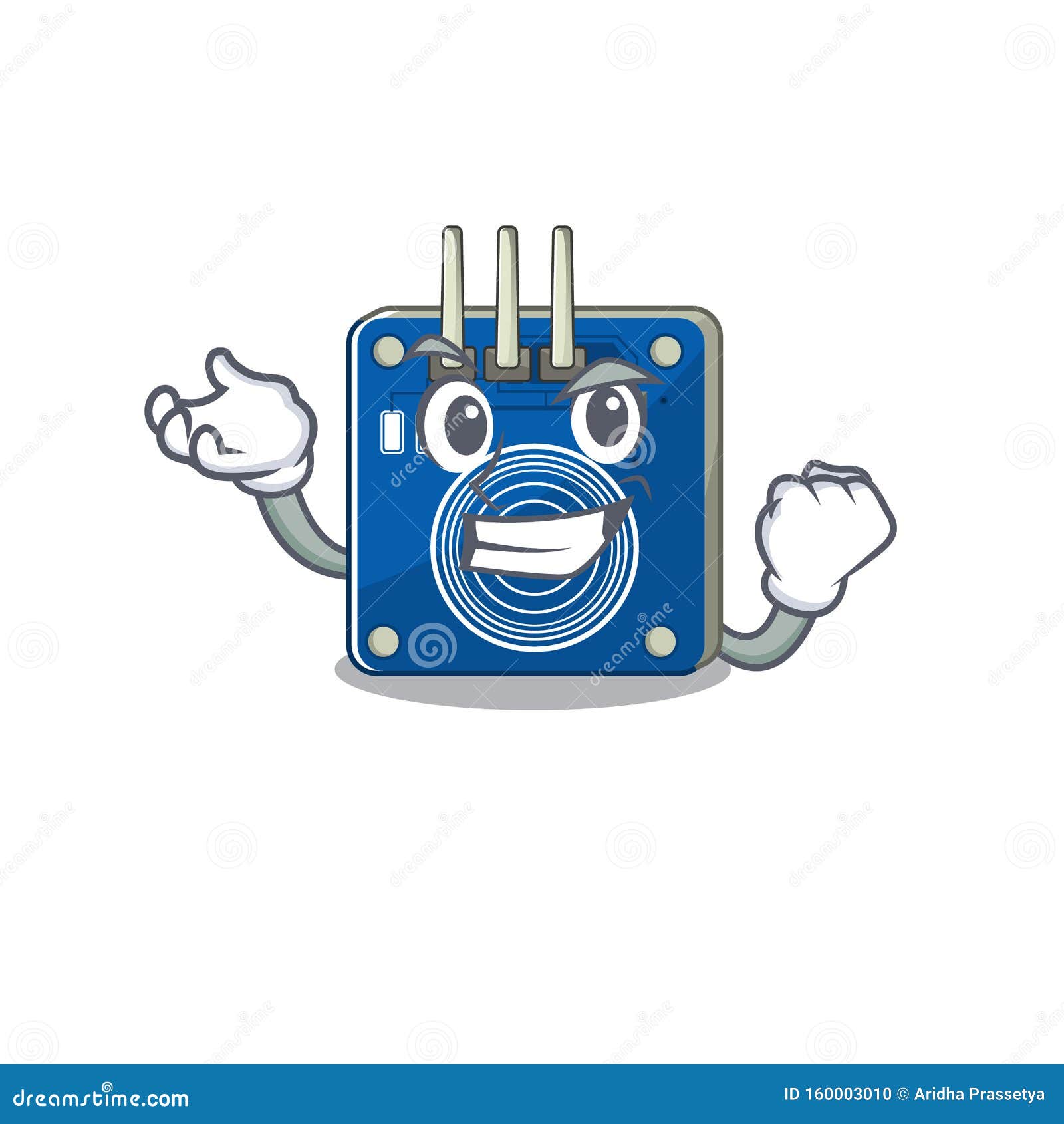 Successful Touch Sensor with the Cartoon Shape Stock Vector ...