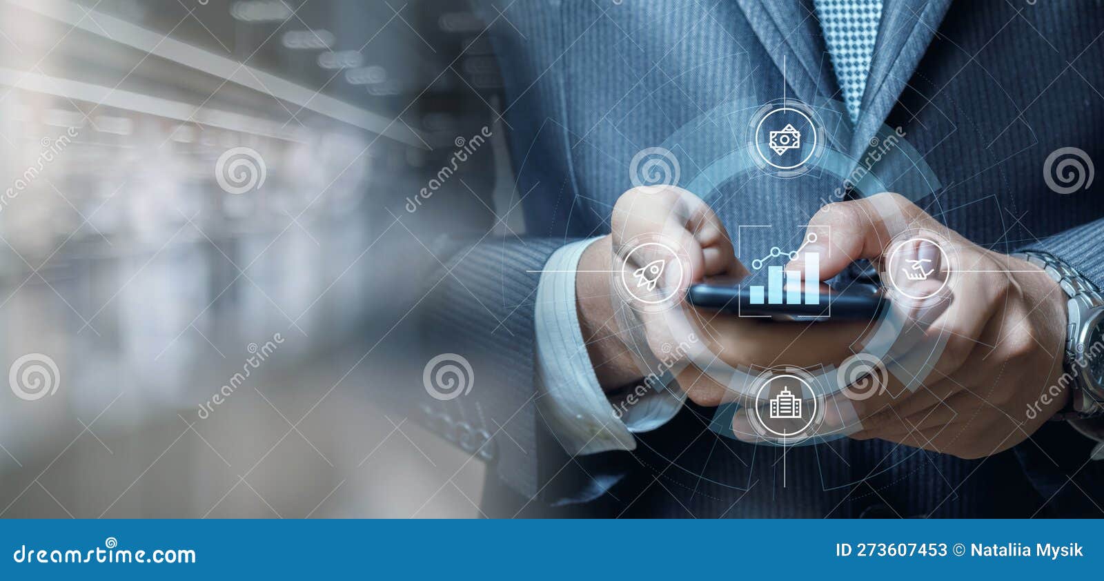 Successful Trading Using Mobile Devices Stock Image - Image of control ...