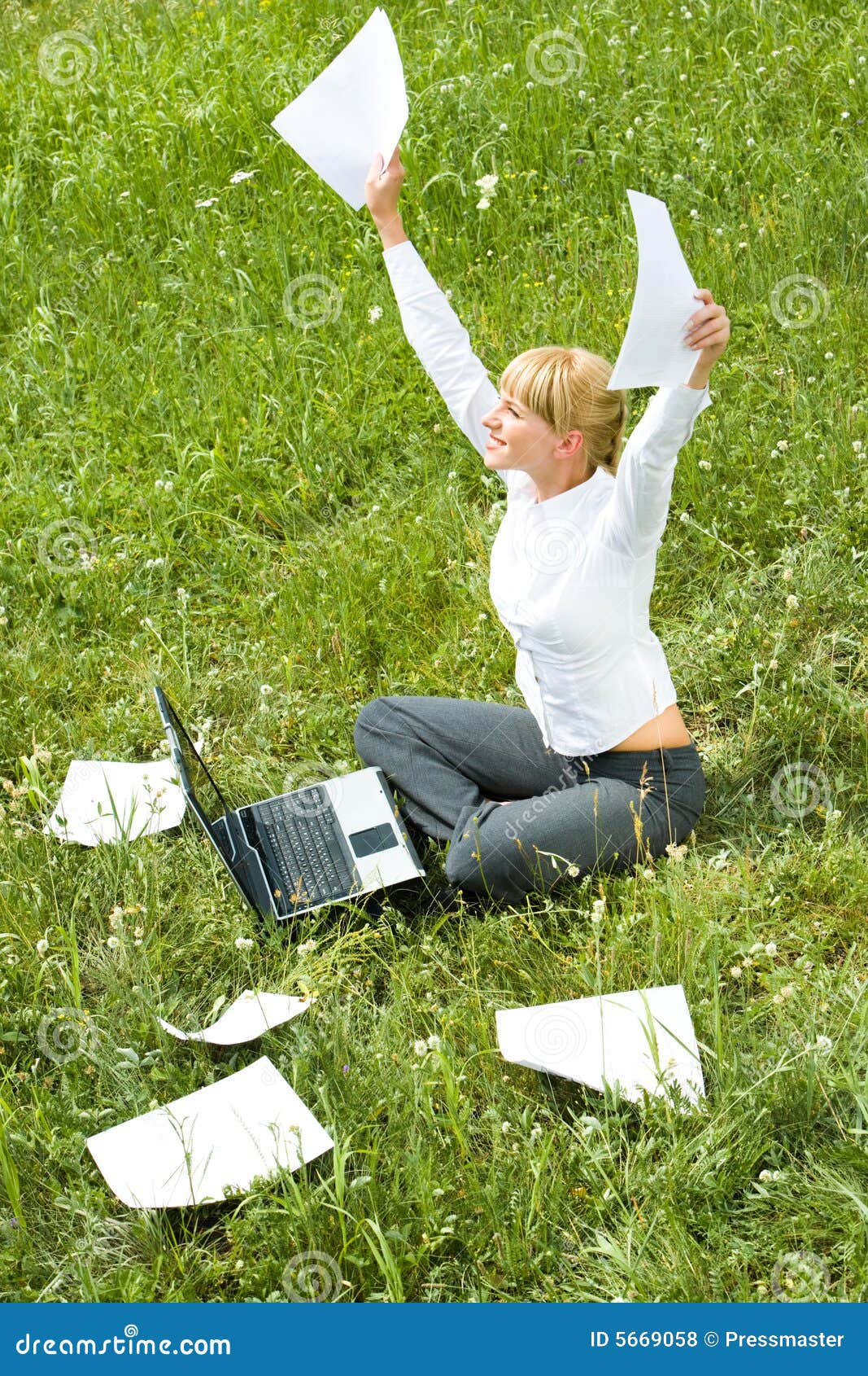 Successful work stock photo. Image of hand, female, mood - 5669058