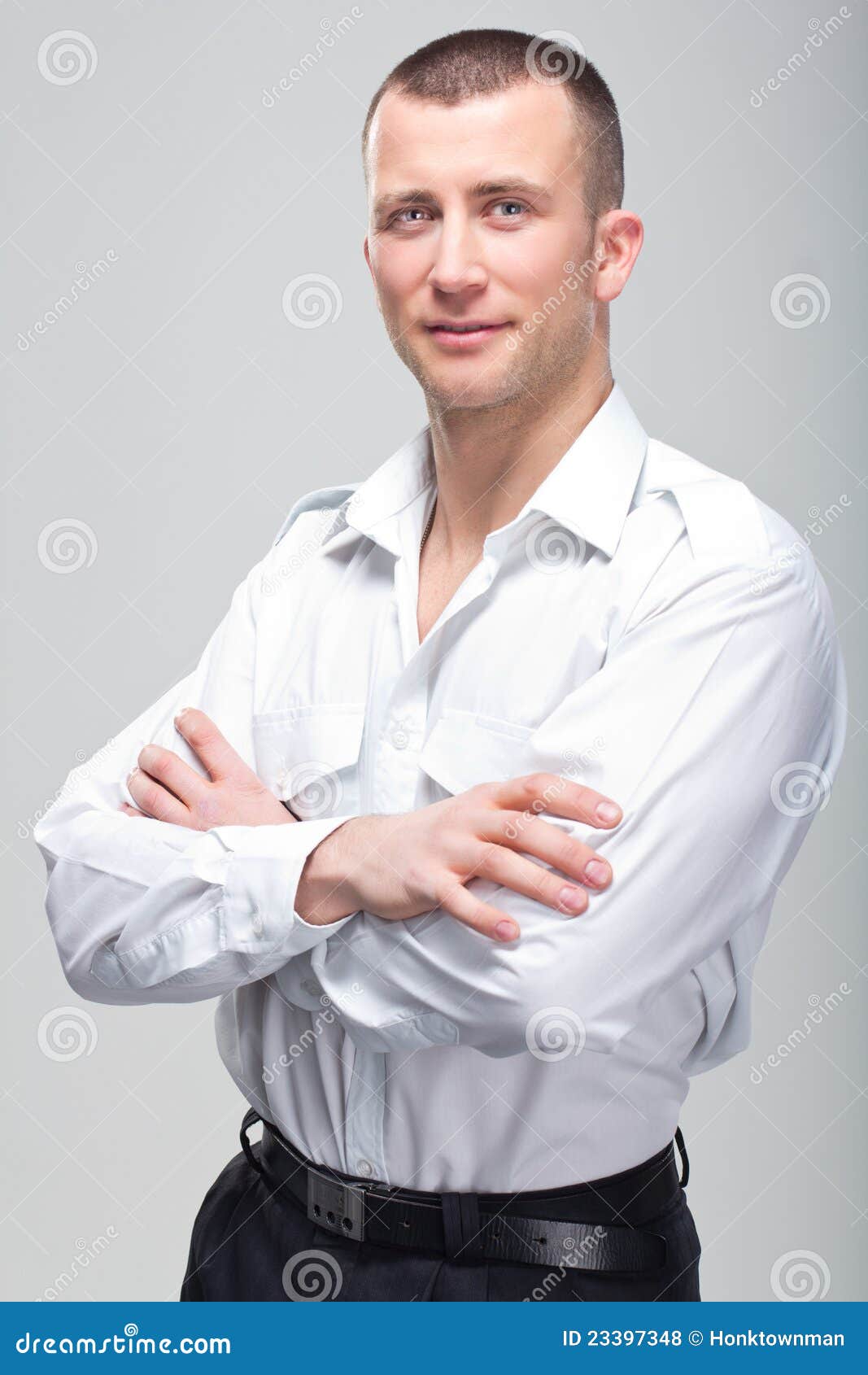 Successful Young Agressive Man Businessman Stock Photo - Image of ...