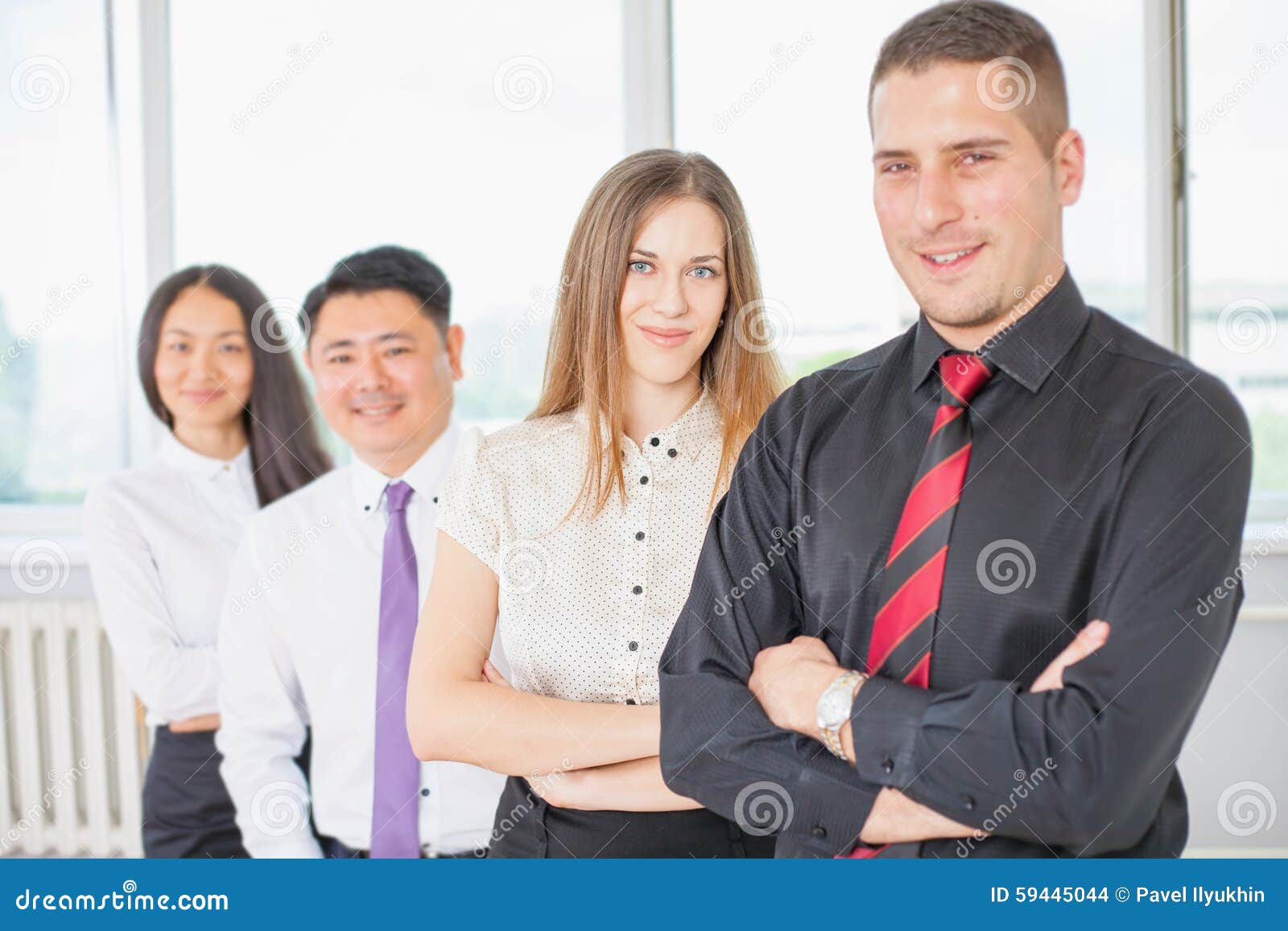Successful Young Business Man and His Business Team Stock Photo - Image ... Successful Young Business Man and His Business Team Stock Photo - Image ...