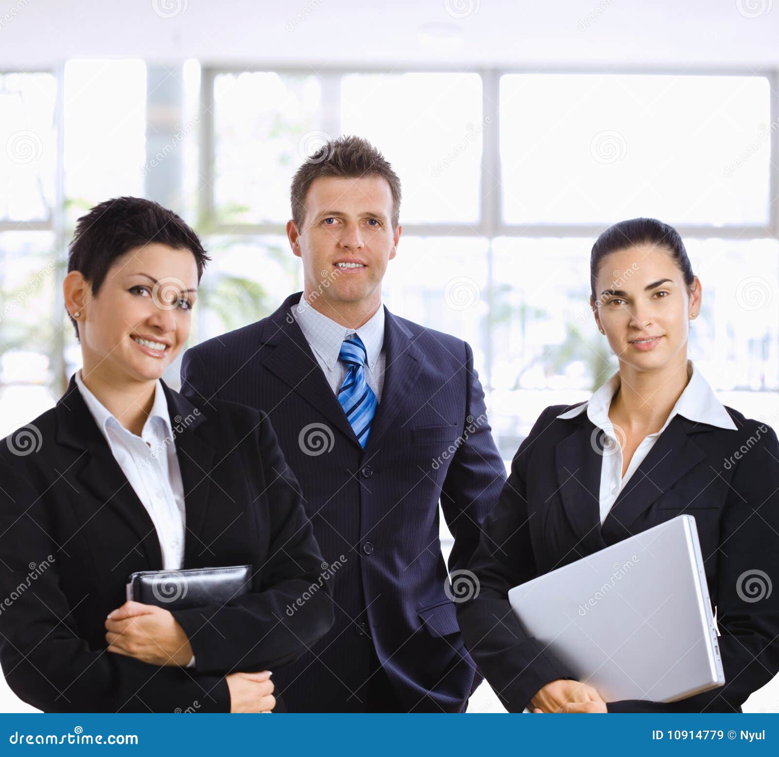 Successful Young Business People Stock Image - Image of fulfilled ...