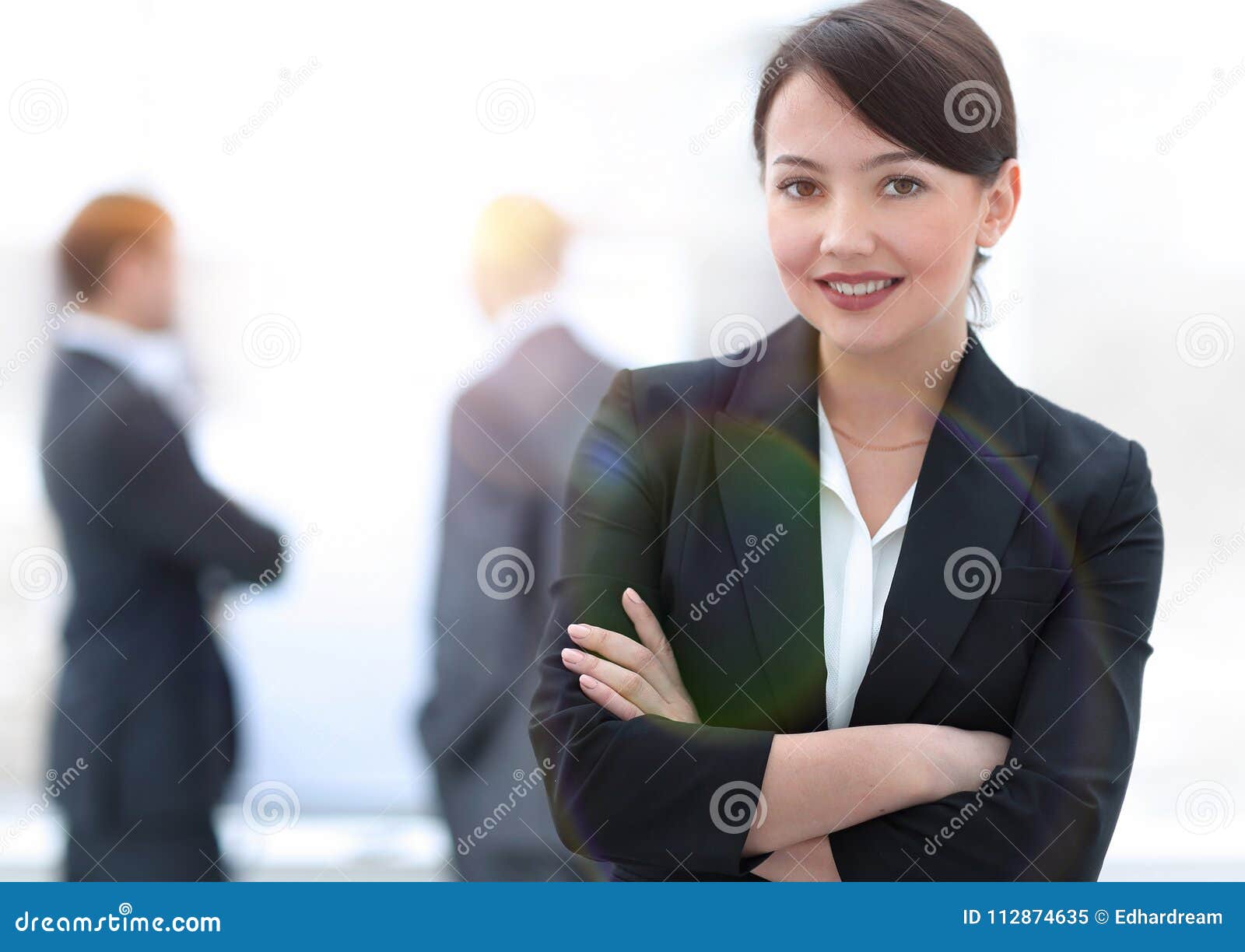 Successful Young Business Woman on the Background of the Office. Stock ... Successful Young Business Woman on the Background of the Office. Stock ...