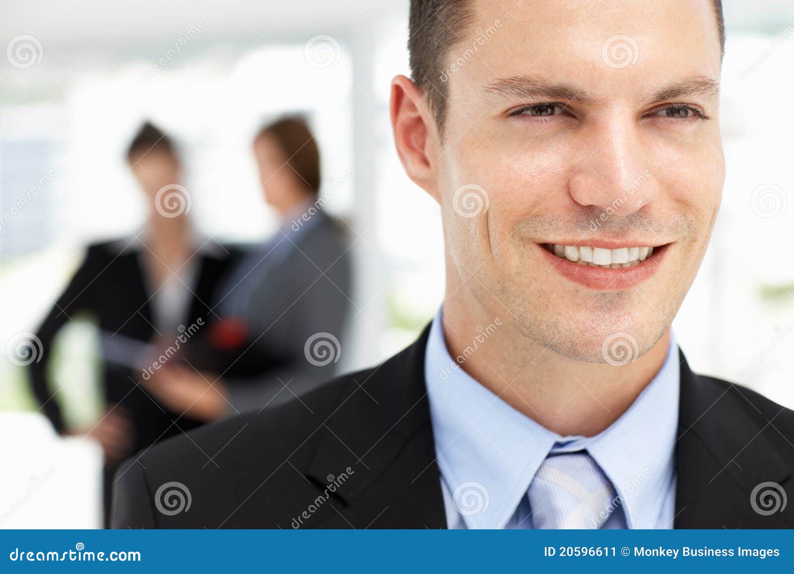 Successful Young Businessman Stock Image - Image of portrait, work ...