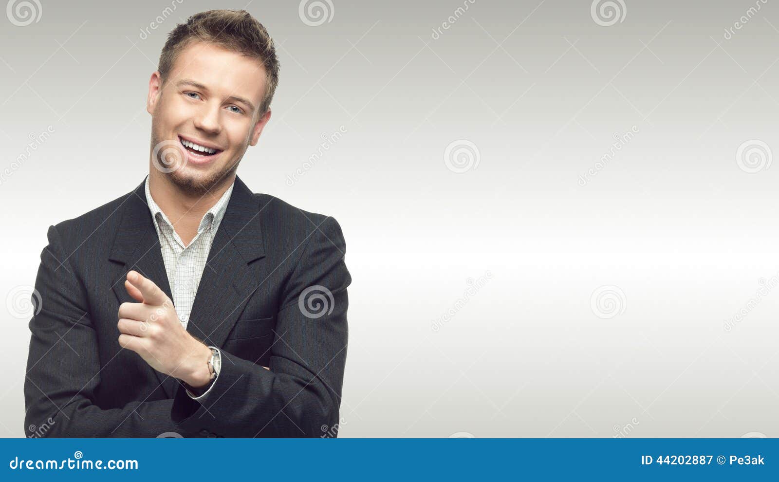 Successful Young Businessman Stock Image - Image of people, present ...