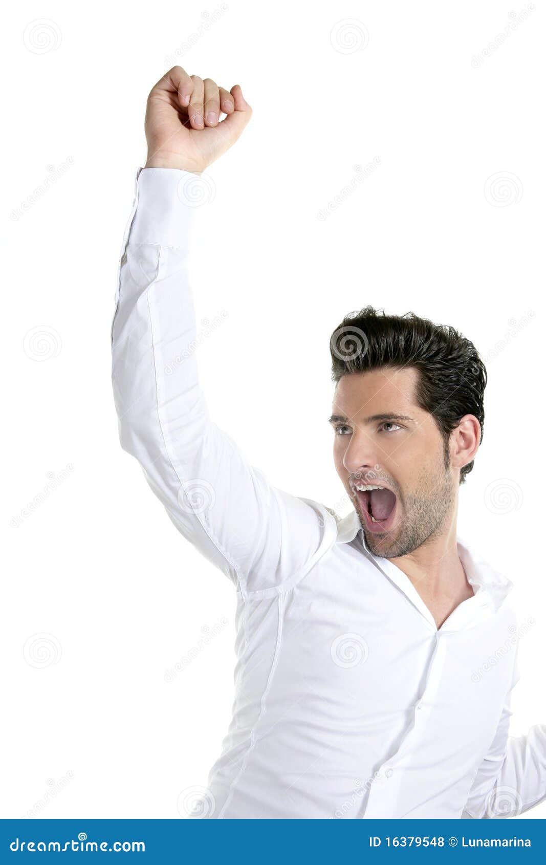 Successful Young Man Gesture Expression Stock Photo - Image of ...