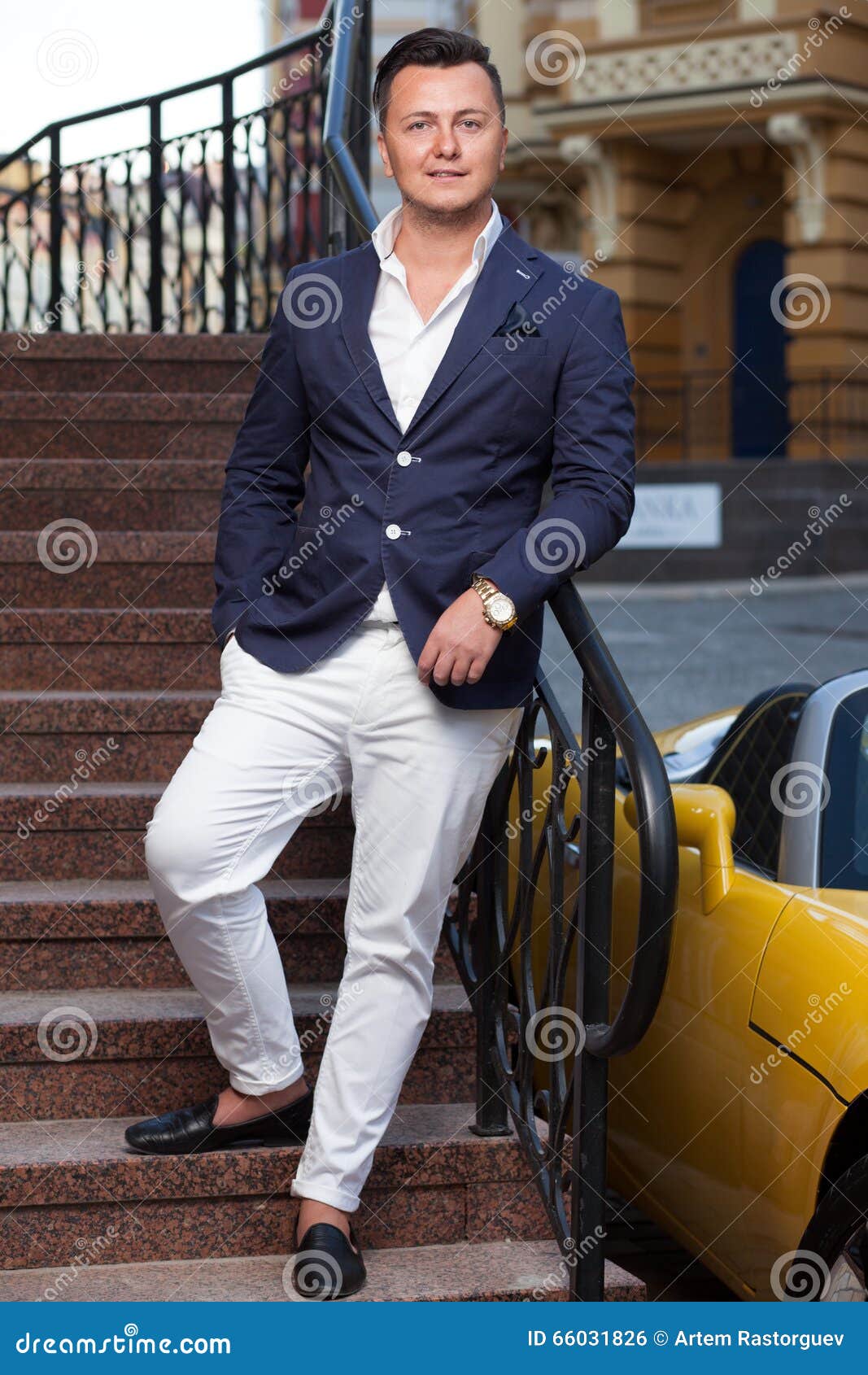 Successful young man stock photo. Image of hairstyle - 66031826