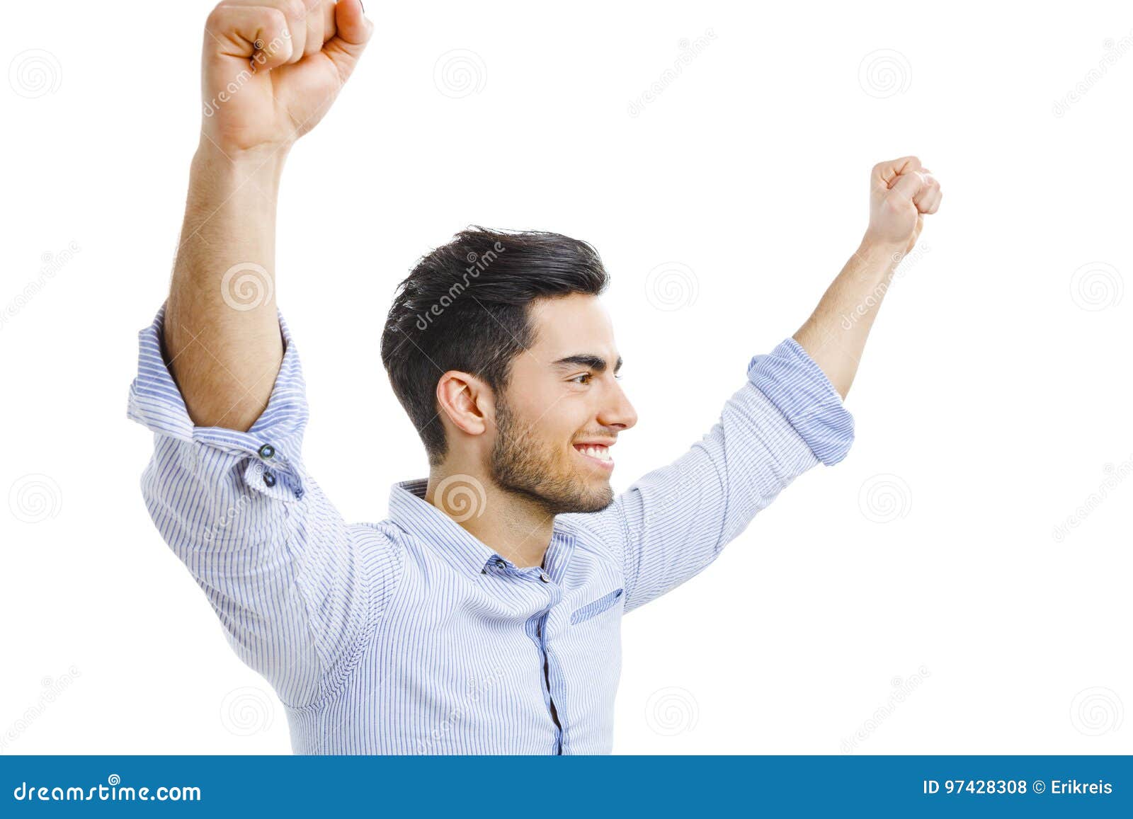 Successful young man stock photo. Image of attractive - 97428308