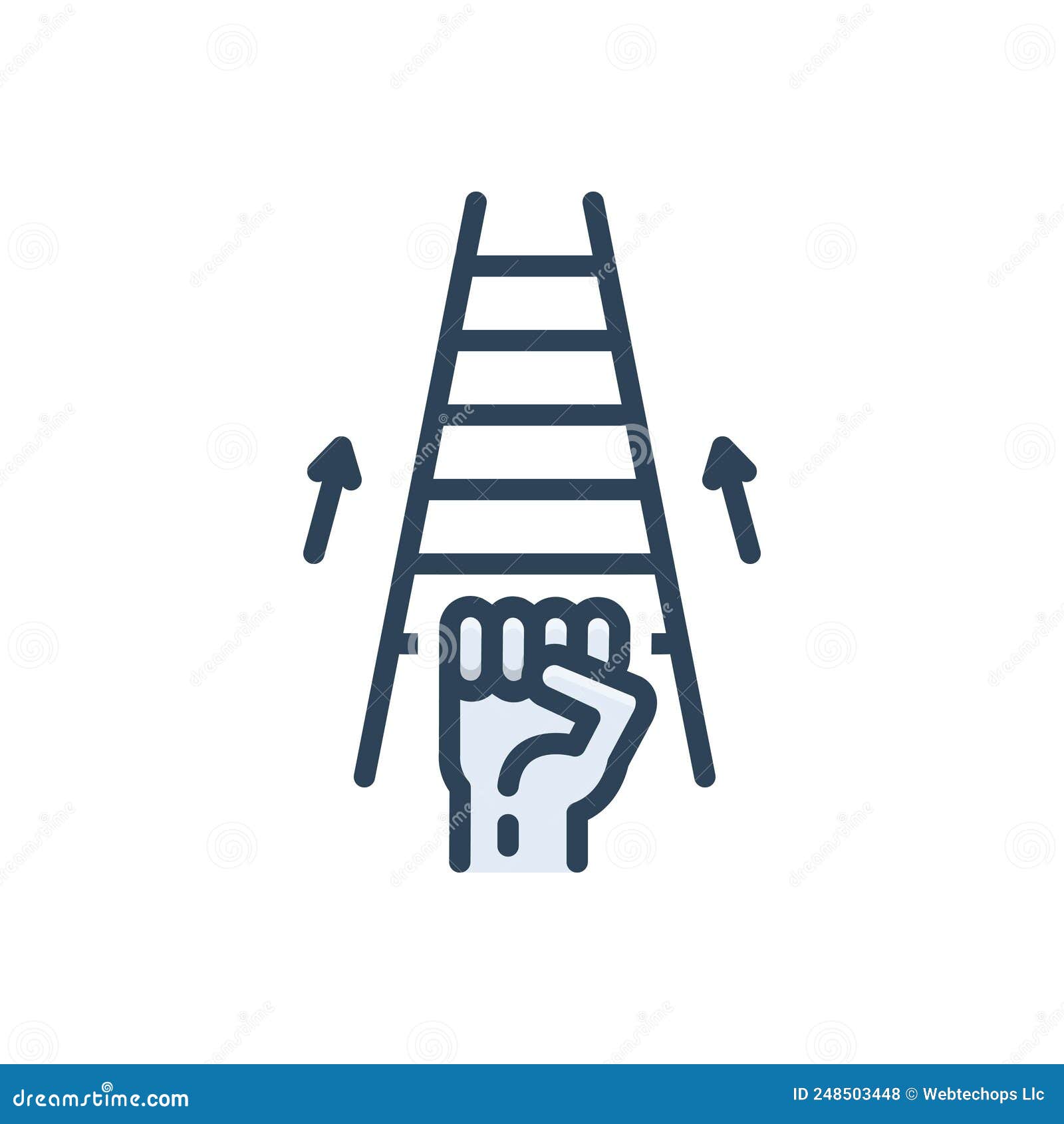 Color Illustration Icon for Successfully, Accomplishment and ...