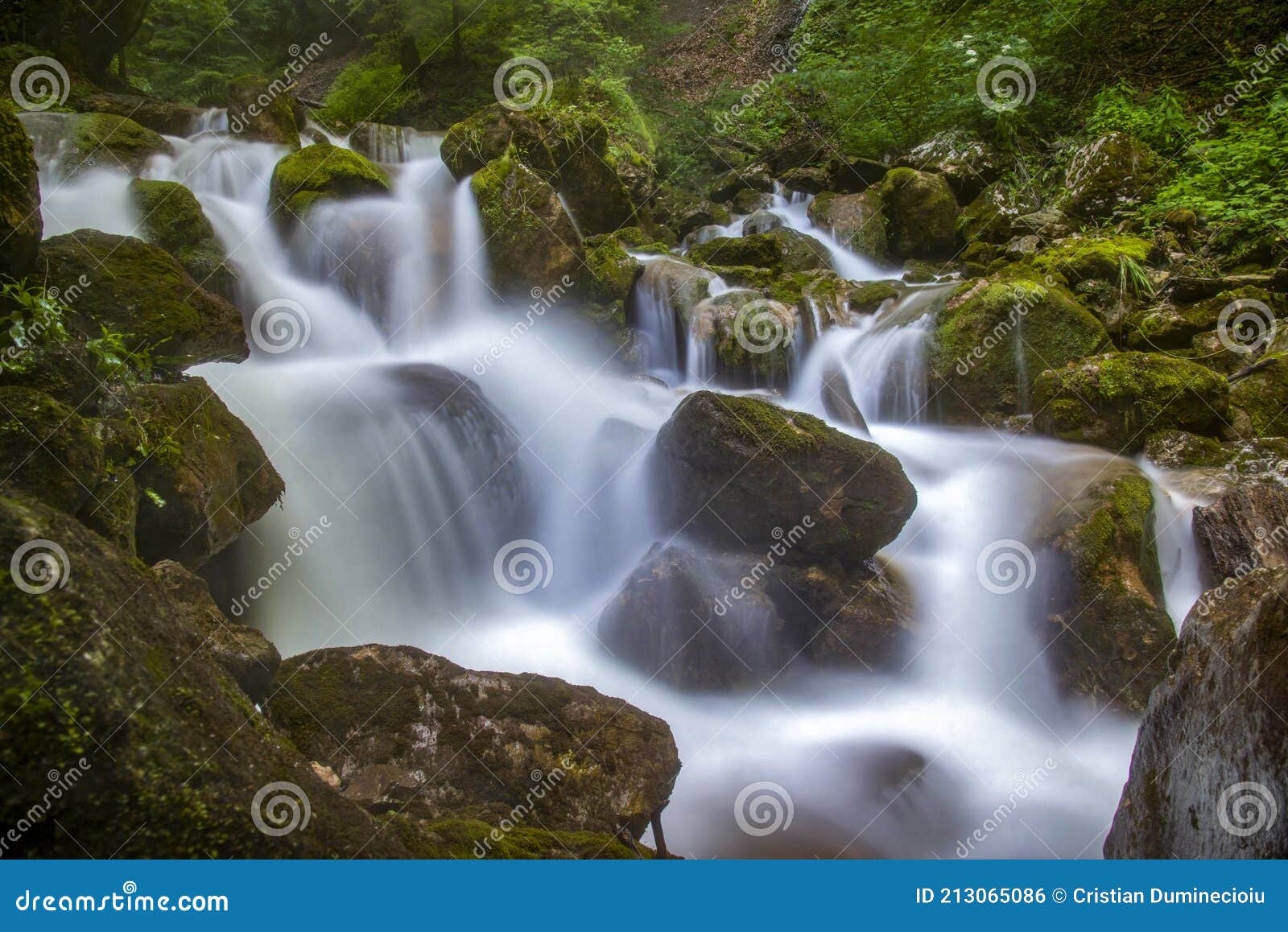 Succession of Small Waterfalls Stock Photo - Image of sipote, hiking ...
