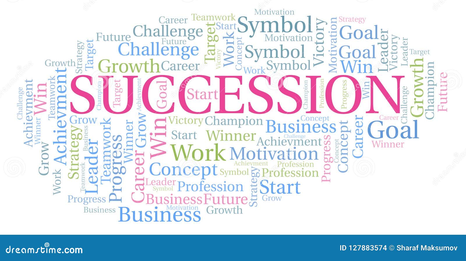 Succession word cloud. stock illustration. Illustration of font - 127883574
