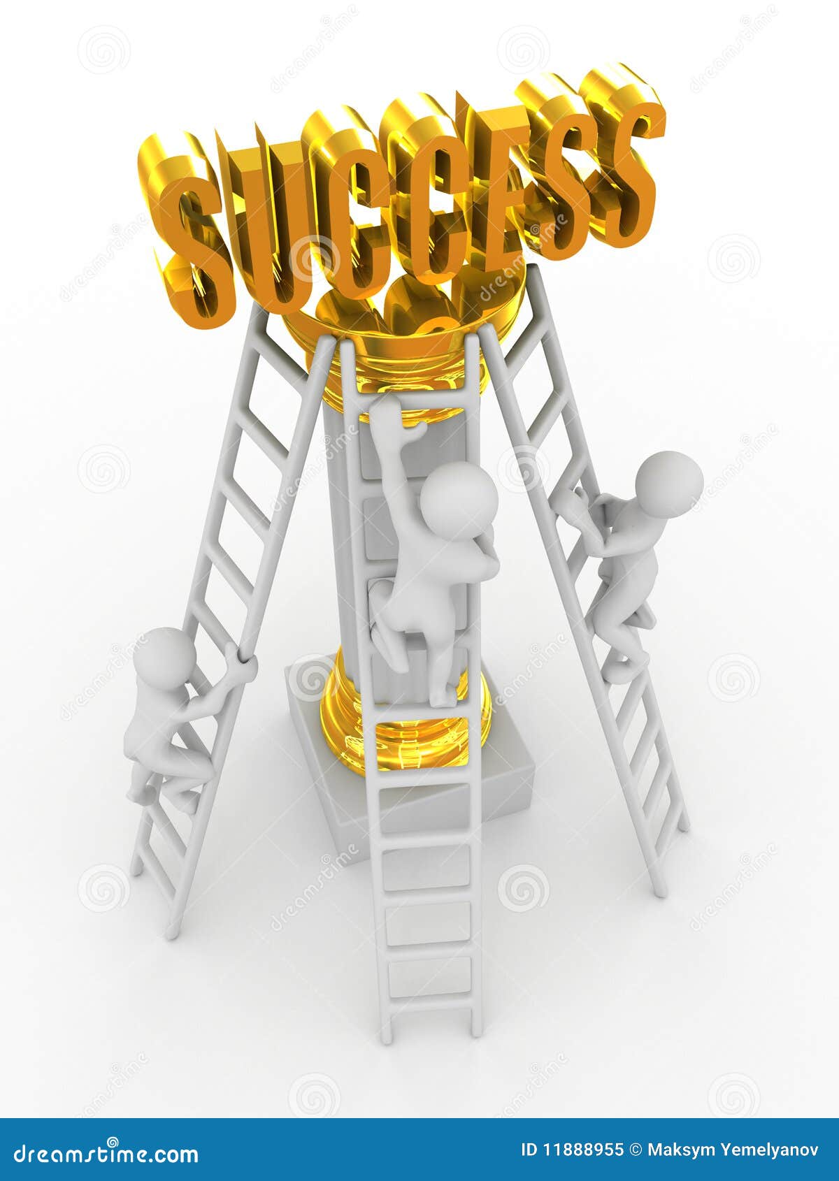 Successo illustrazione di stock. Illustrazione di dimensionale - 11888955