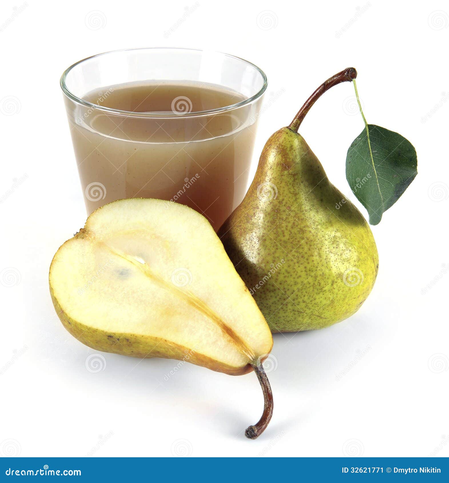 Succo Di Pera in Un Vetro Di Frutta Immagine Stock - Immagine di pera ...