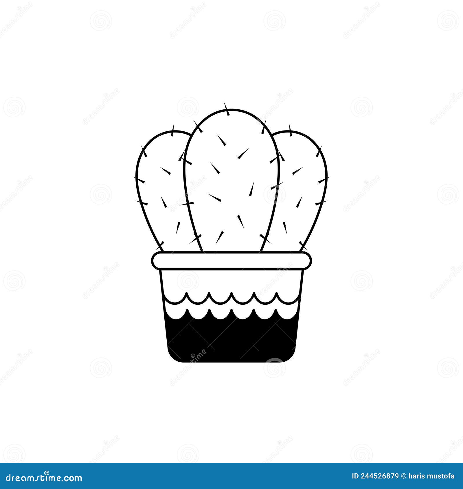 Succulent Icon Design Template Vector Isolated Illustration Stock ...
