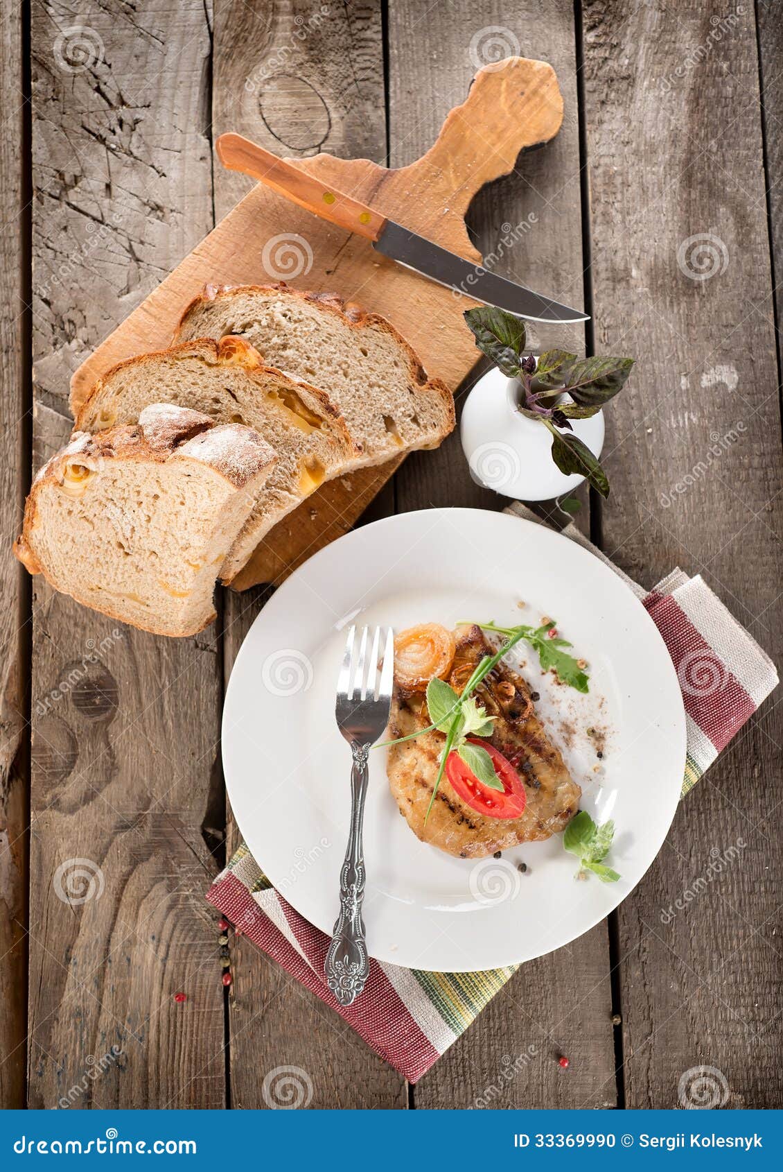 Succulent meat steak stock photo. Image of healthy, board - 33369990