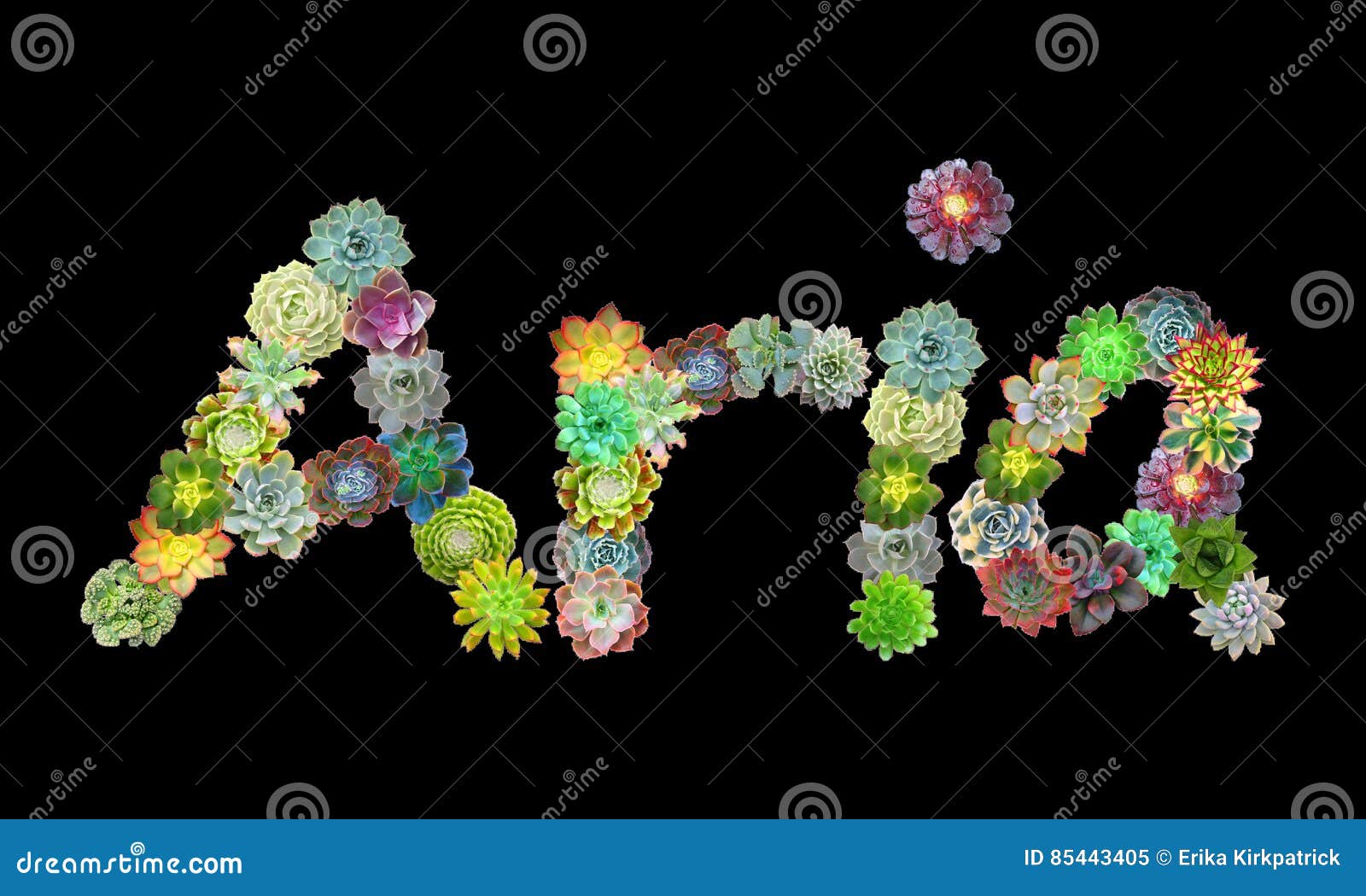 Aria Name Text Word With Love Heart Hand Written For Logo Typography ...