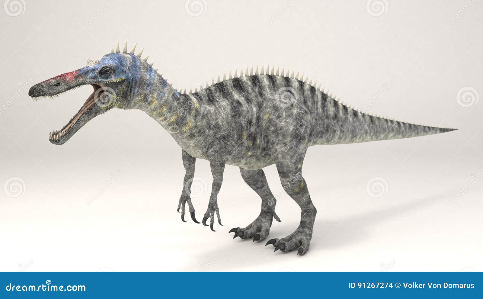 Suchomimus-Dinosaur stock illustration. Illustration of animal - 91267274