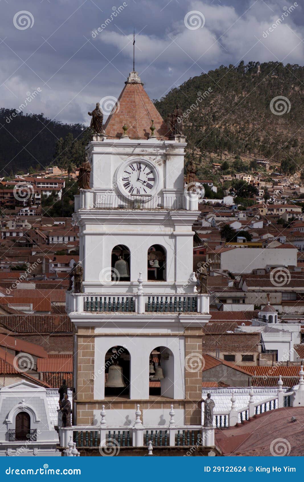 Sucre, Bolivia stock photo. Image of colonial, roof, city - 29122624