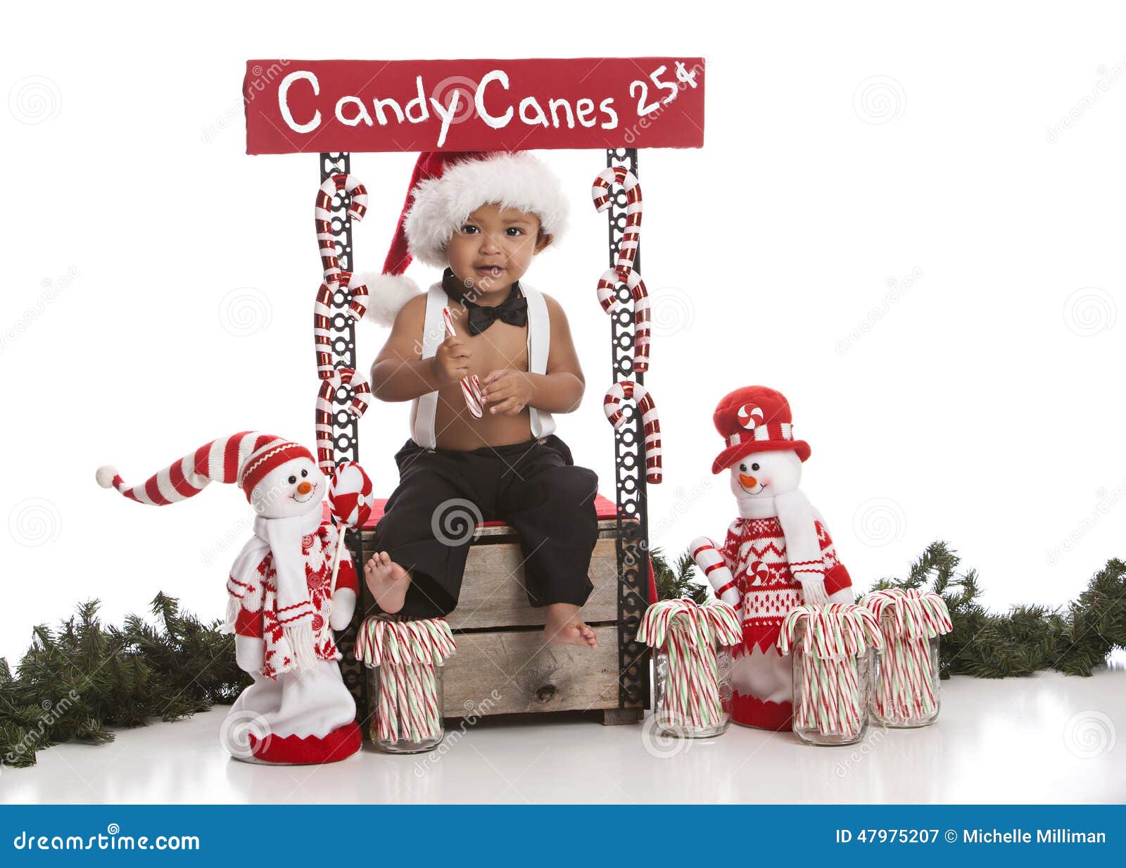 Sucrerie Cane Booth image stock. Image du petit, vacances - 47975207