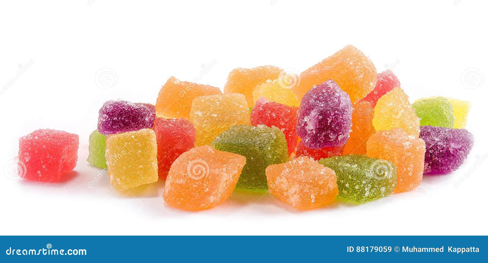 Sucrerie De Couleur Sur Le Fond Blanc Image stock - Image du collant ...