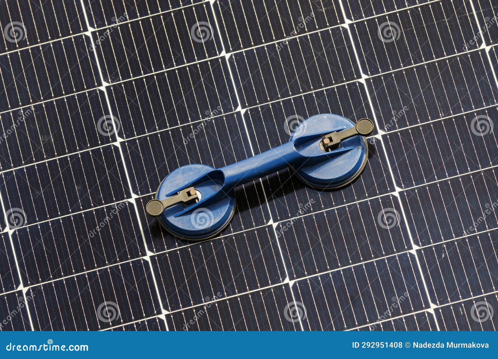 Suction Cup for Attaching Photovoltaic Panels. Photovoltaic Panel ...