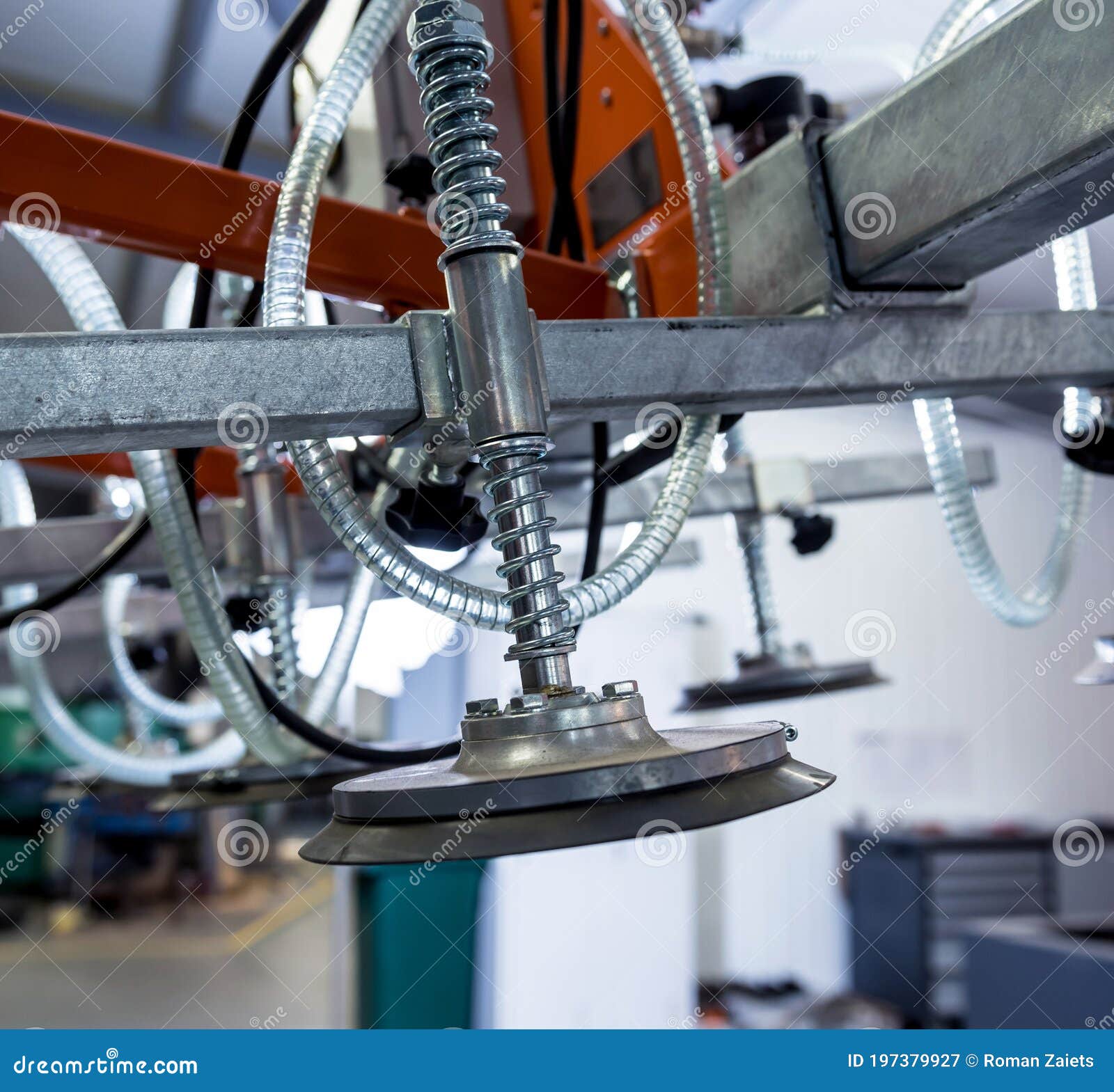 Suction Cups Equipment for Transporting Large Sheets of Metal Stock ...