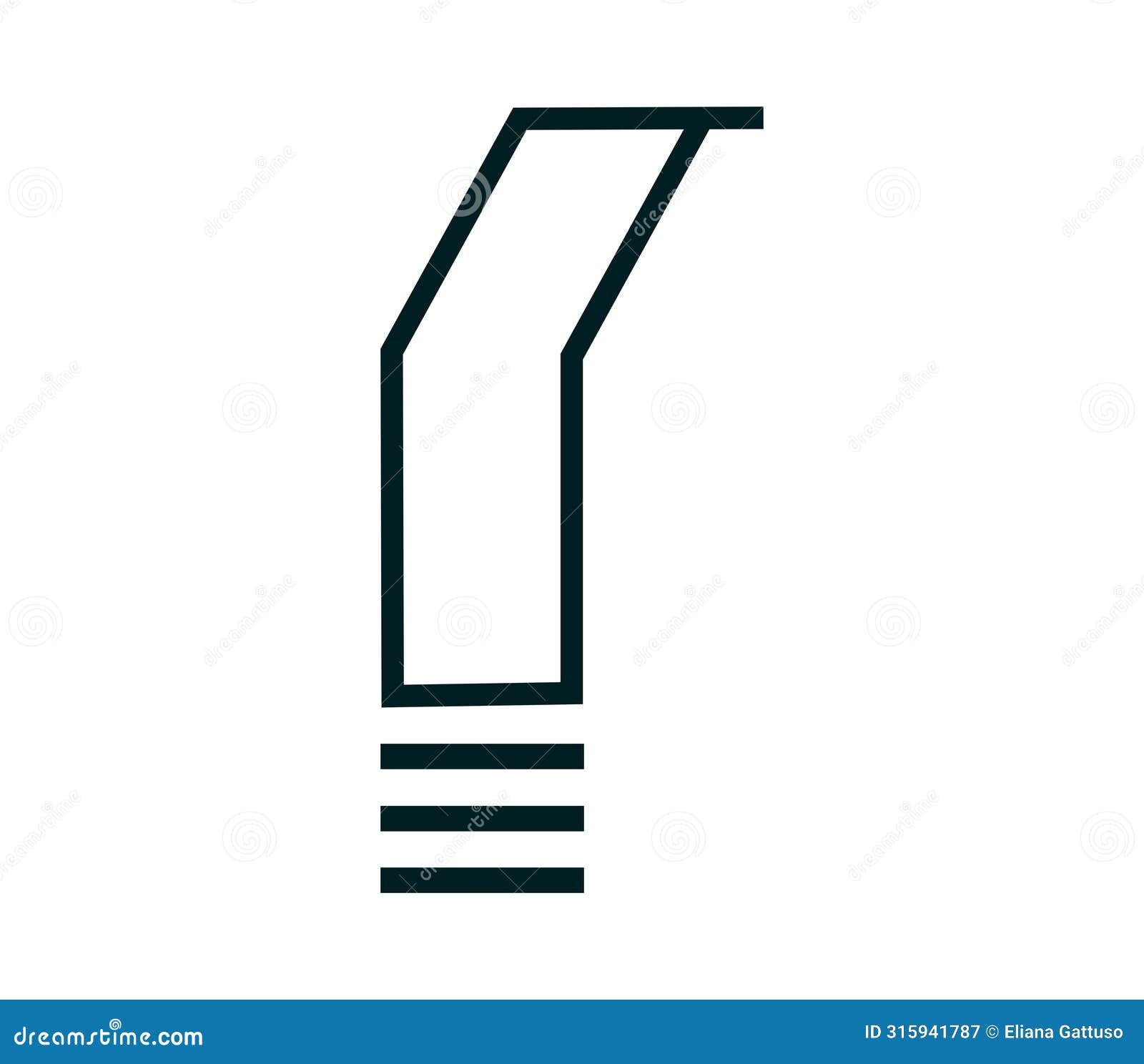 Suction handpiece symbol. stock vector. Illustration of handpiece ...