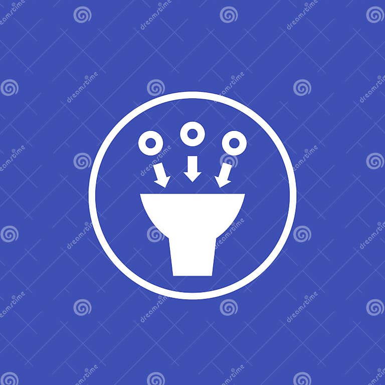 Suction Icon in Circle, Vector Stock Illustration - Illustration of ...