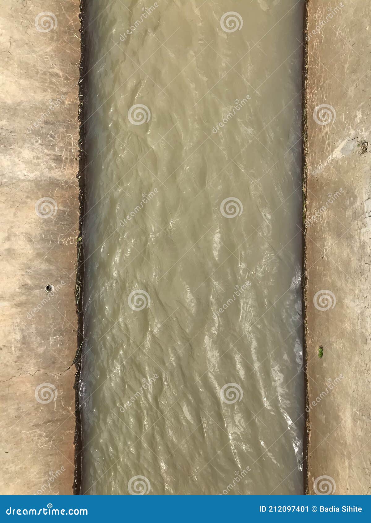 Normal Drainage Stream stock image. Image of process - 212097401