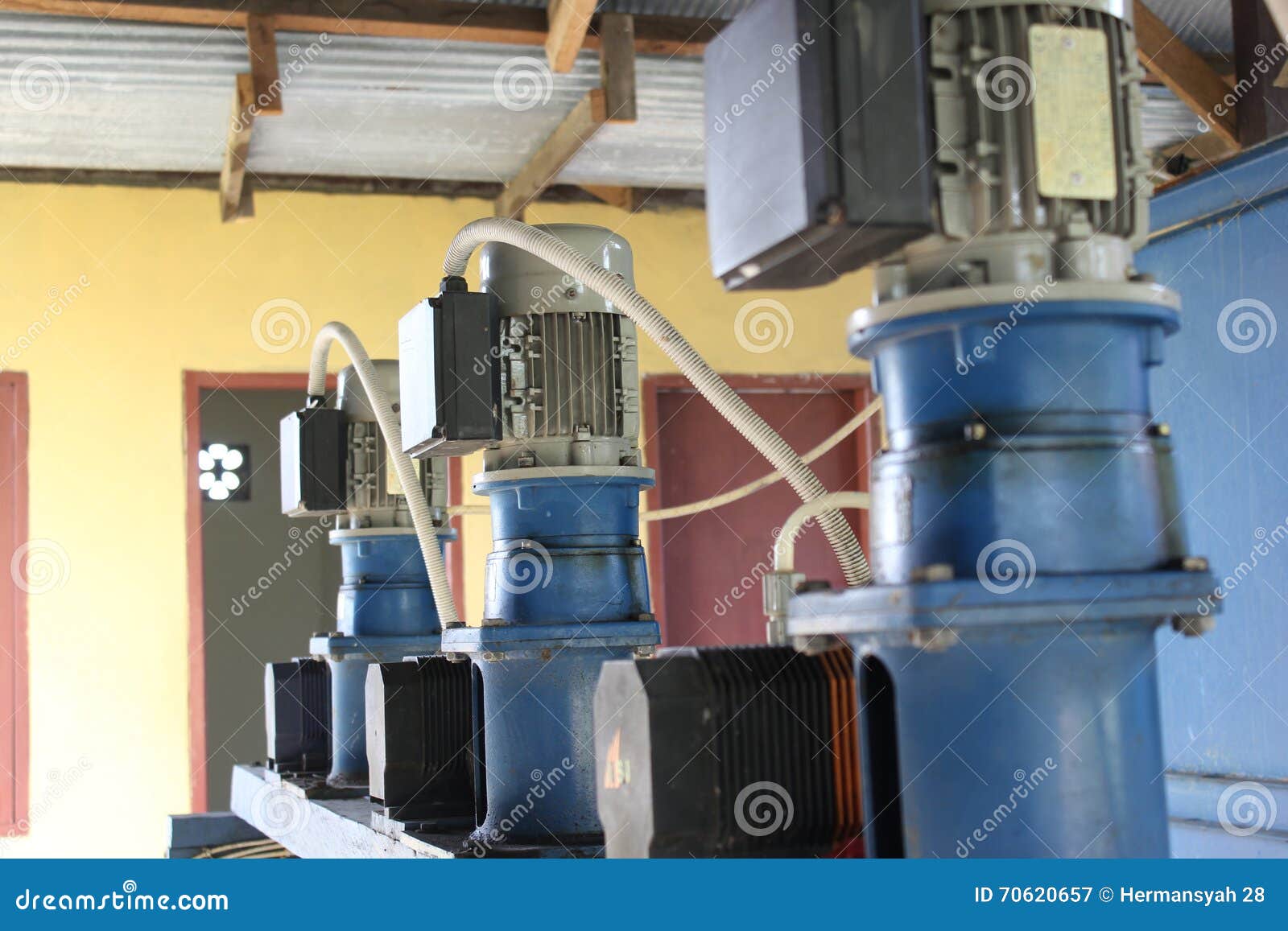 Suction Water Pump Installation Stock Image - Image of industrial ...