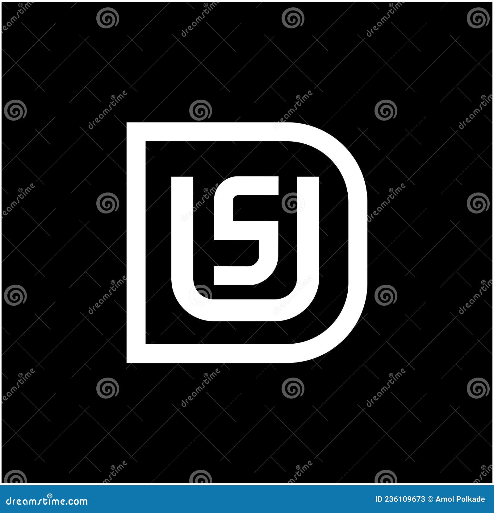 Sud Logo Monogram Vector. SUD Logo Stock Vector - Illustration of ...