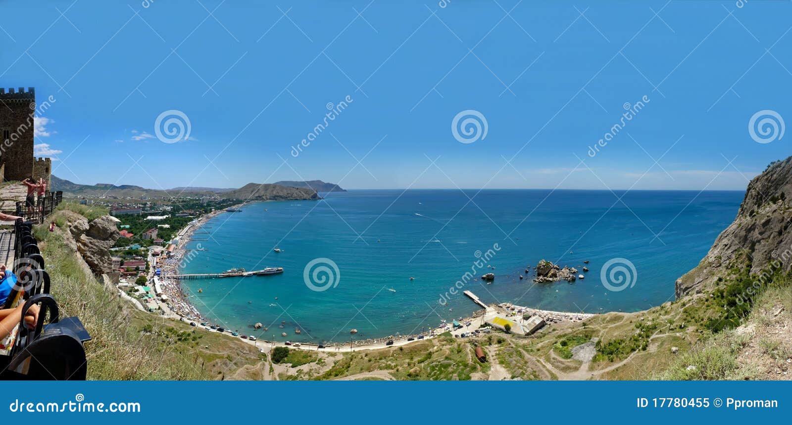 Sudak, Ukraine image stock. Image du nautique, pierre - 17780455