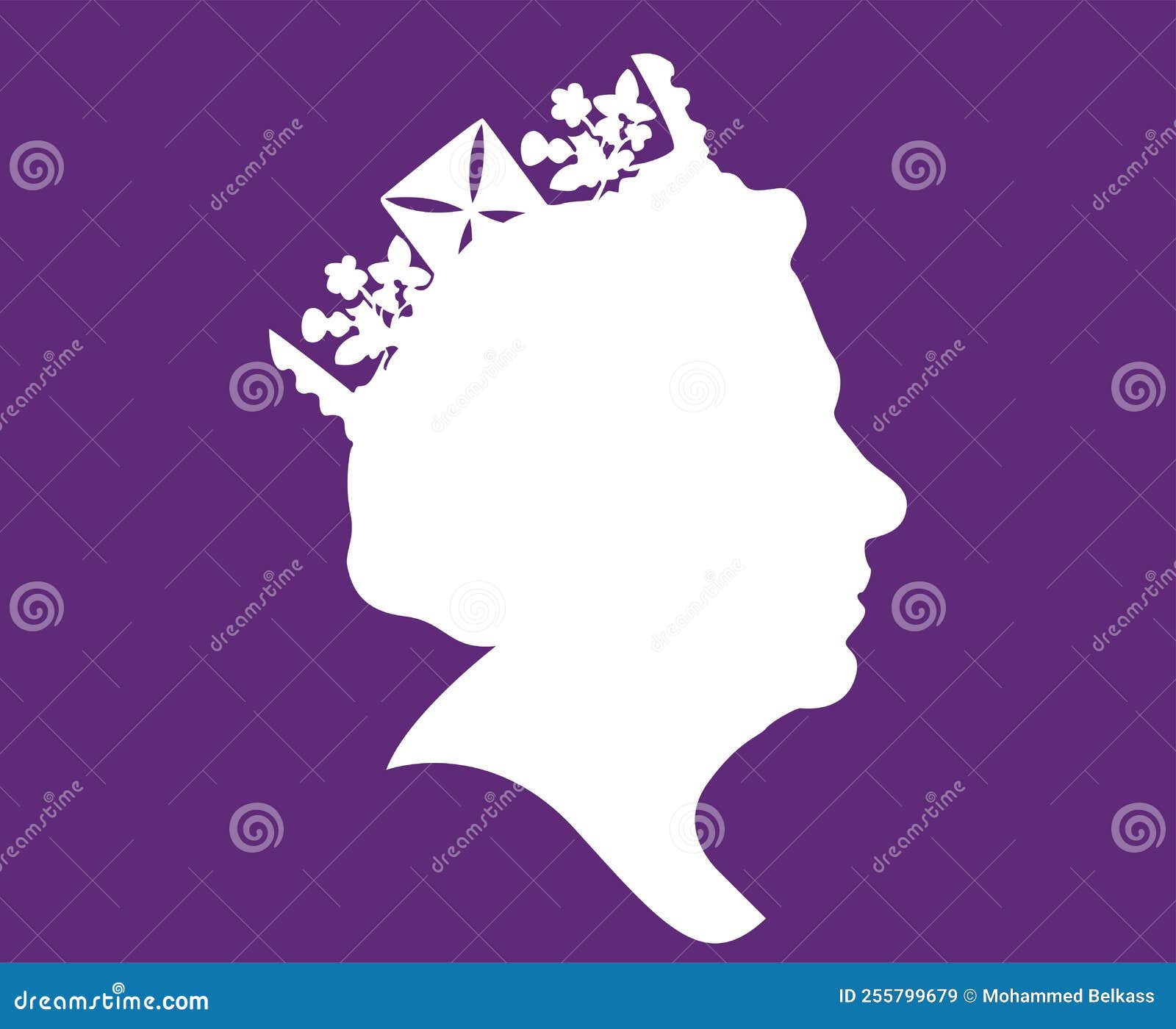 Elizabeth Face Portrait Queen British United Kingdom 1926 2022 ...