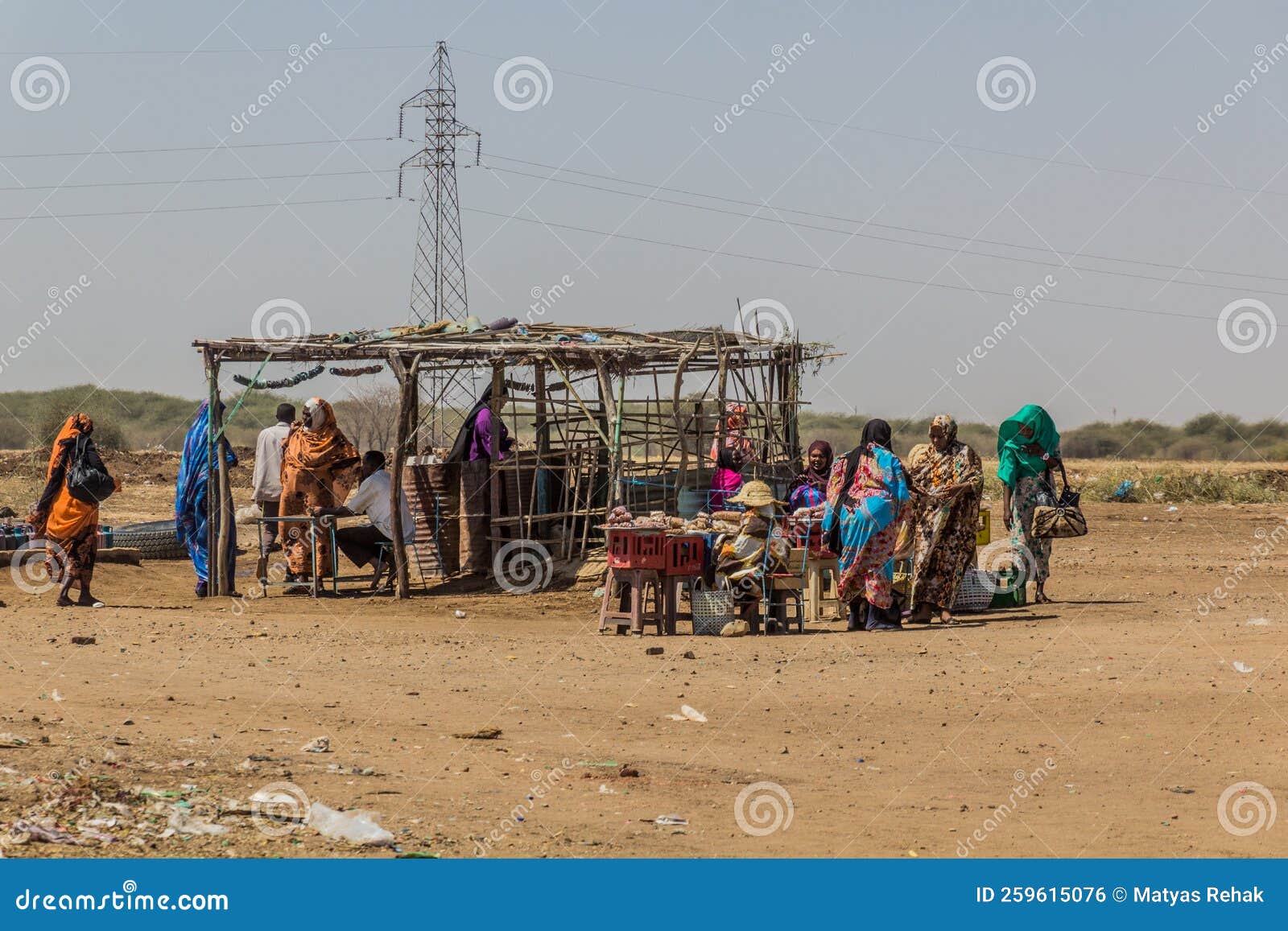 SUDAN - MARCH 11, 2019: Small Roadside Eatery in Suda Editorial Photo ...